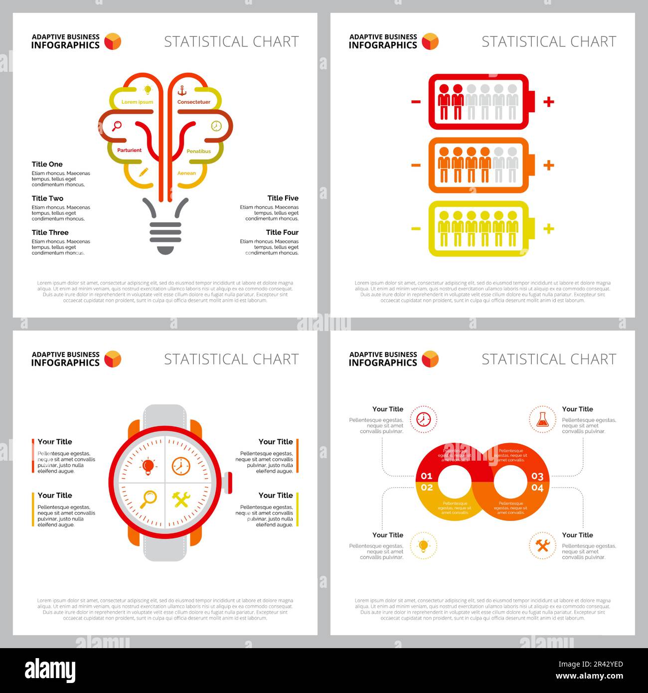 Set of creative infographic composition Stock Vector Image & Art - Alamy