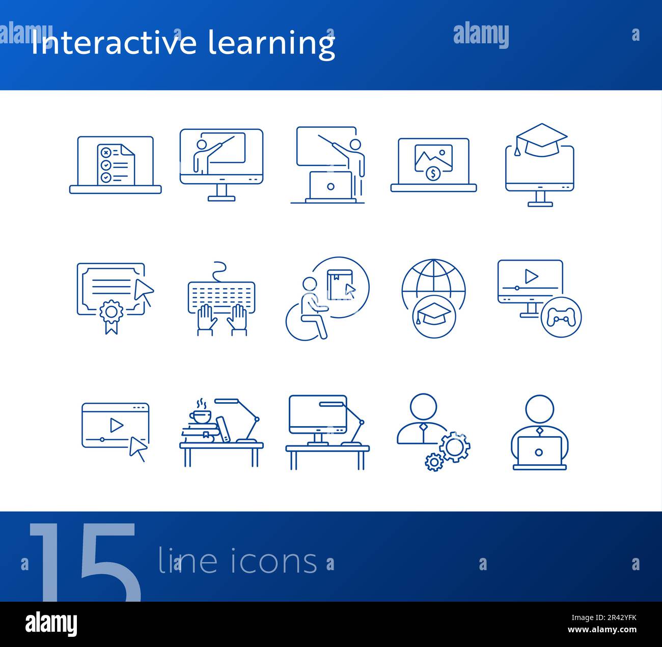 Interactive learning logo hi-res stock photography and images - Alamy