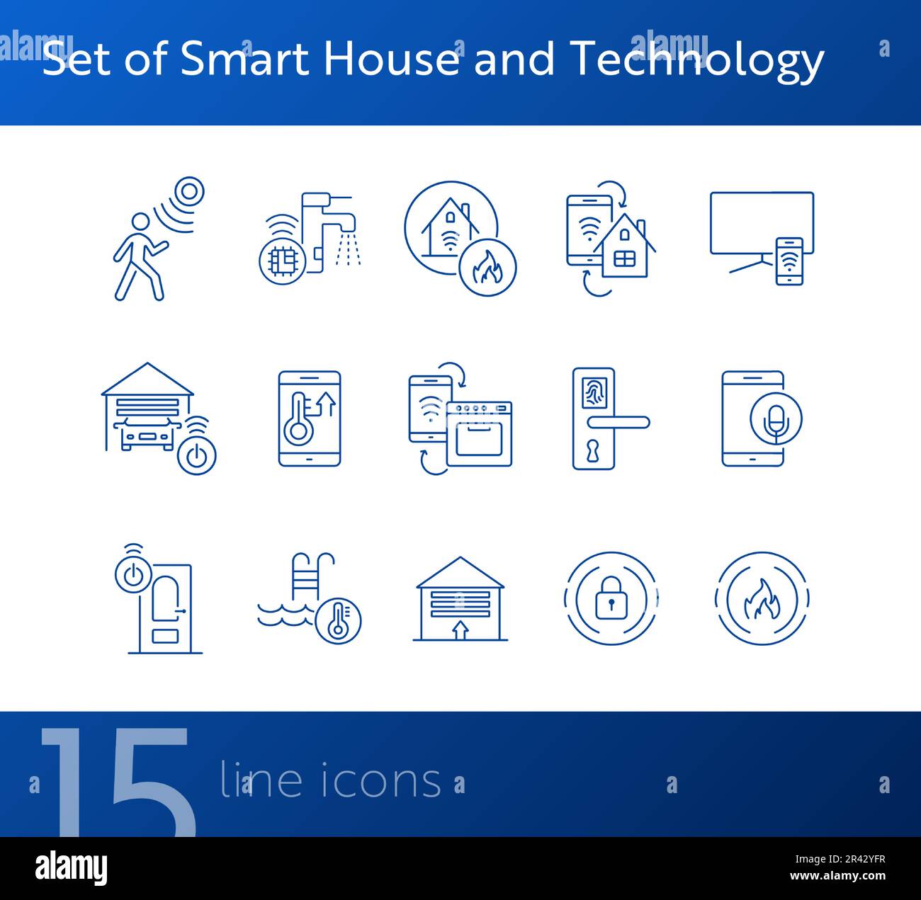 Minimal smart tv interface Stock Vector Images - Alamy