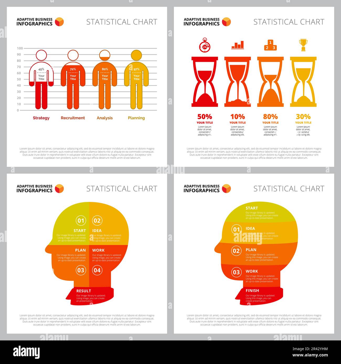 Collection of creative infographic composition Stock Vector Image & Art ...