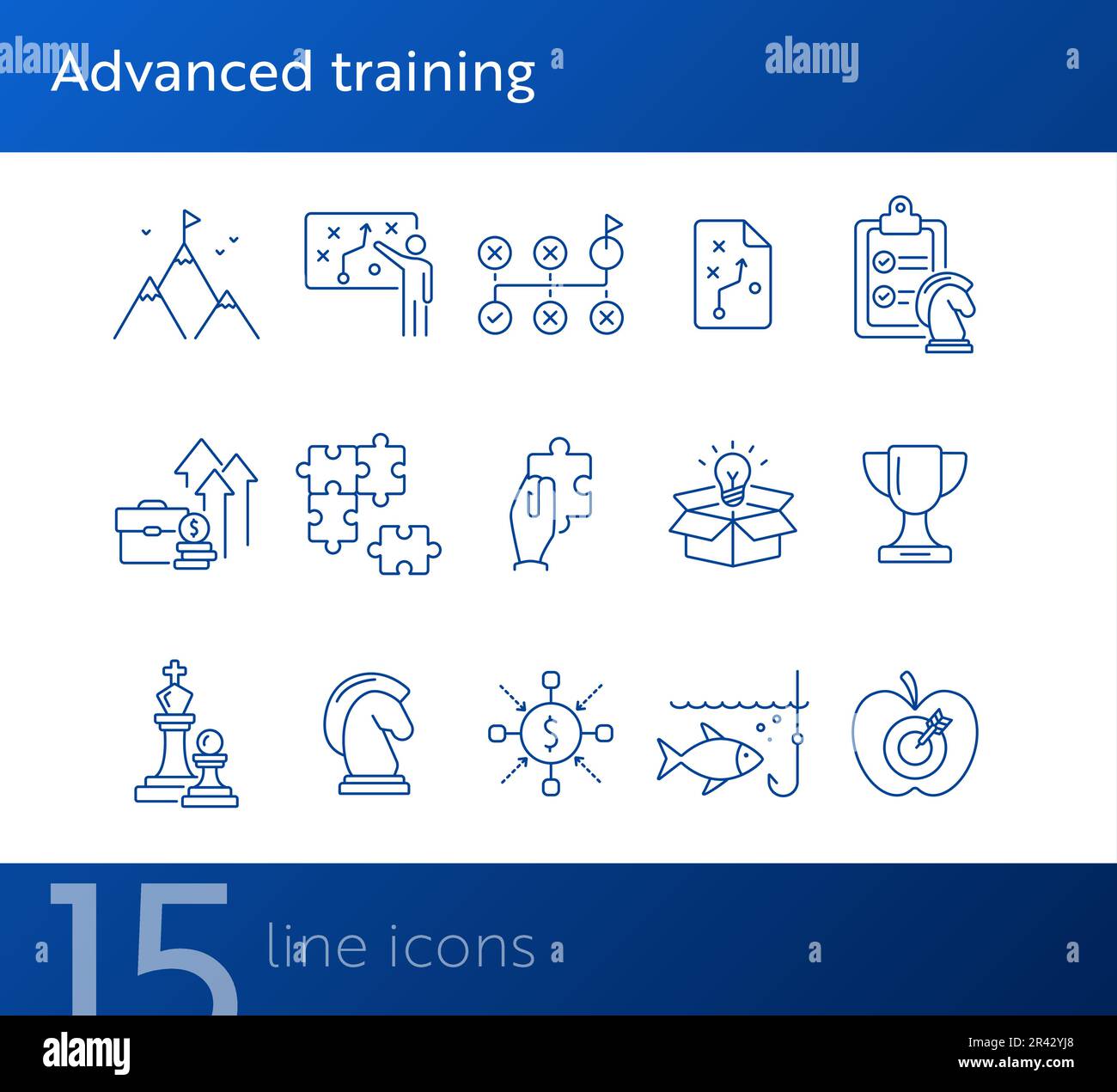 Advanced skill Stock Vector Images - Alamy