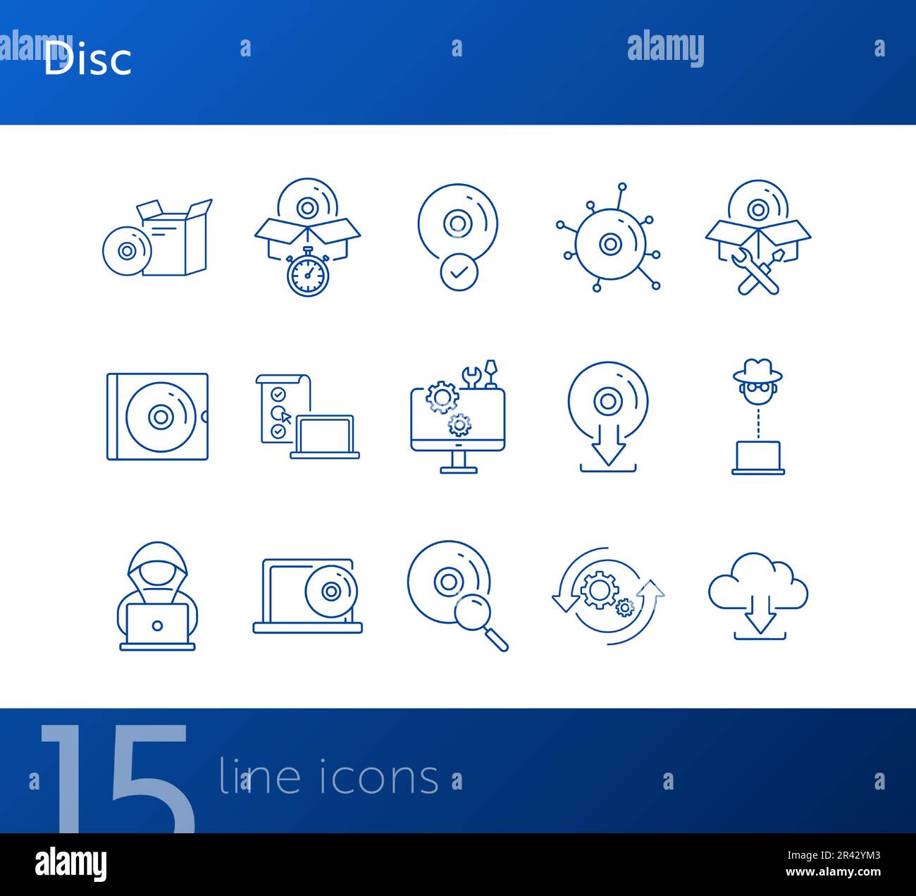 Setup disc Stock Vector Images - Alamy