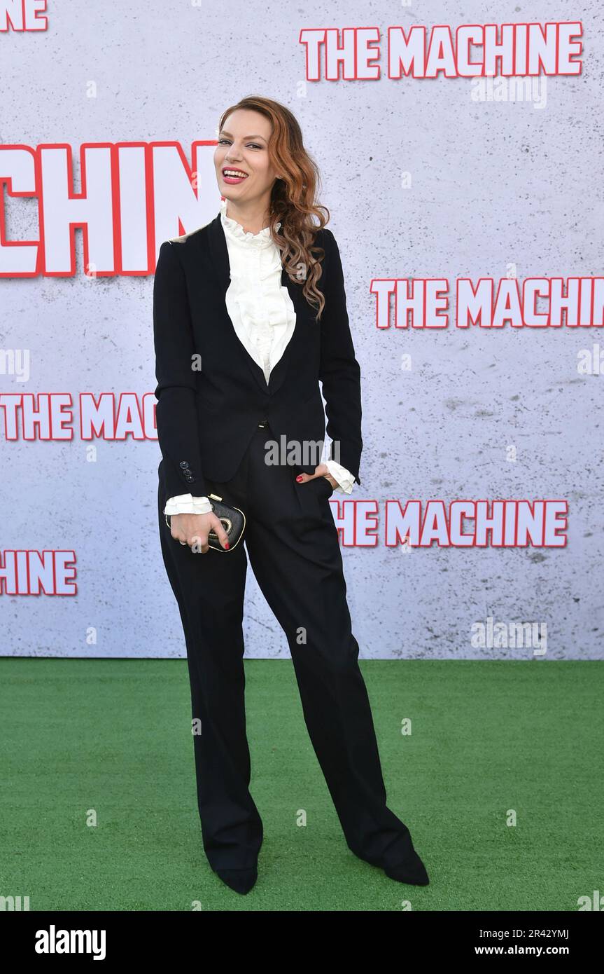 Iva Babic arrives at a special screening of "The Machine" on Thursday ...