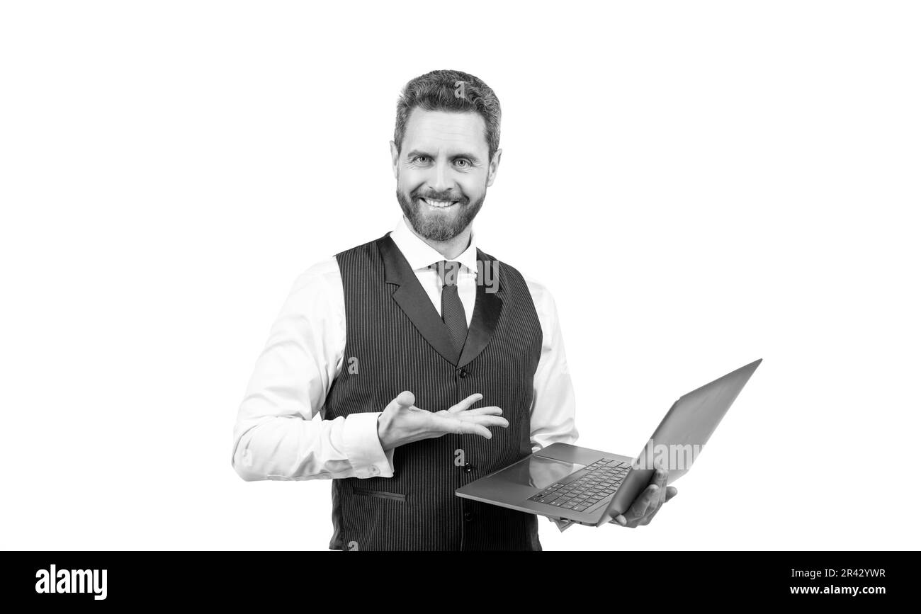 business success. programmer man use pc. entrepreneur. agile business Stock Photo - Alamy