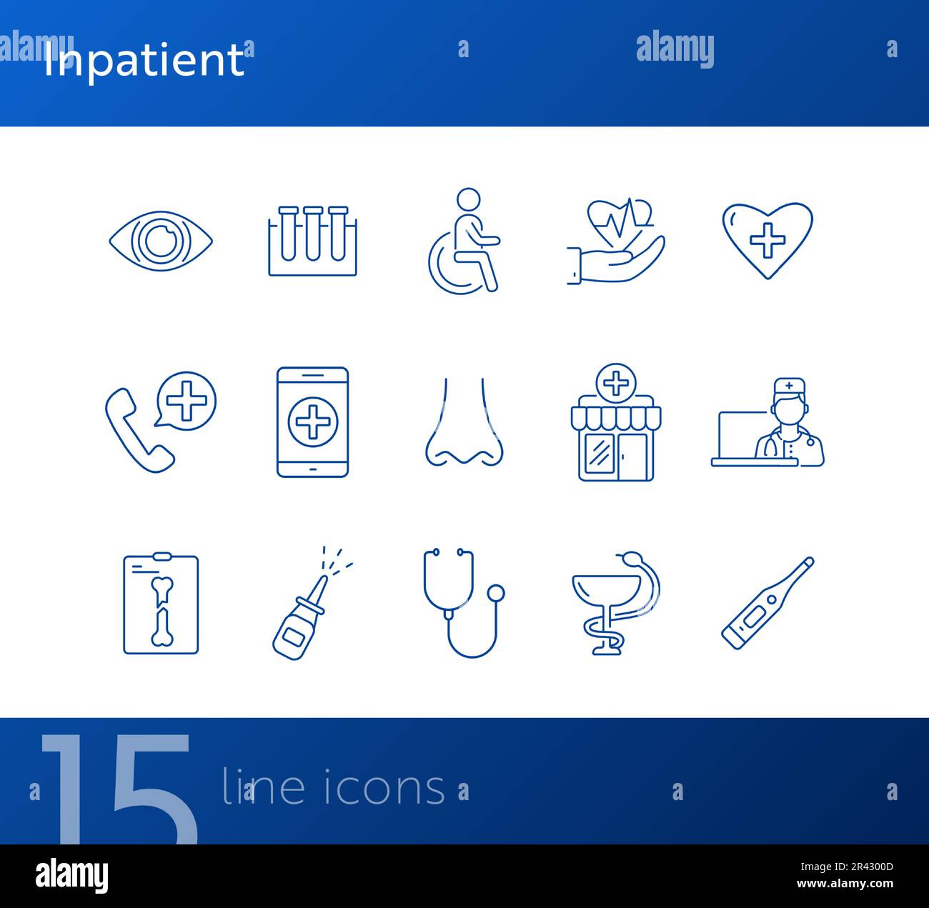 Fracture of the nasal bone Stock Vector Images - Alamy