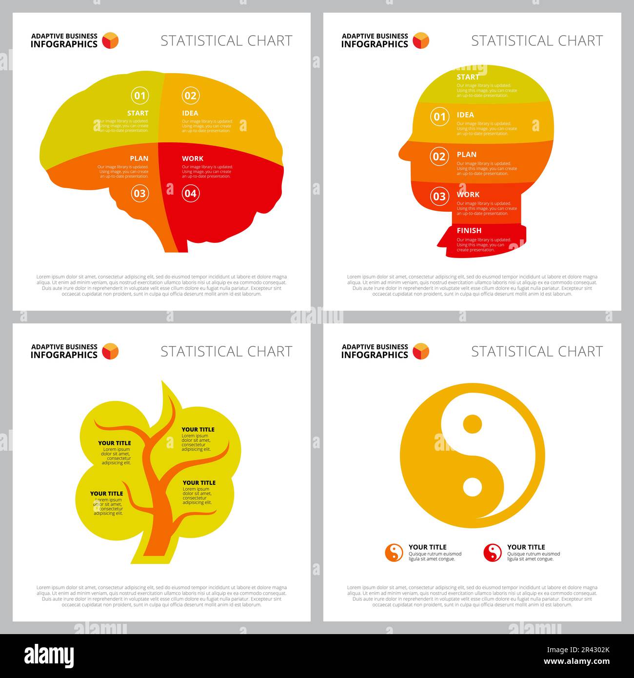 Multicoloured infographic outline set Stock Vector Image & Art - Alamy