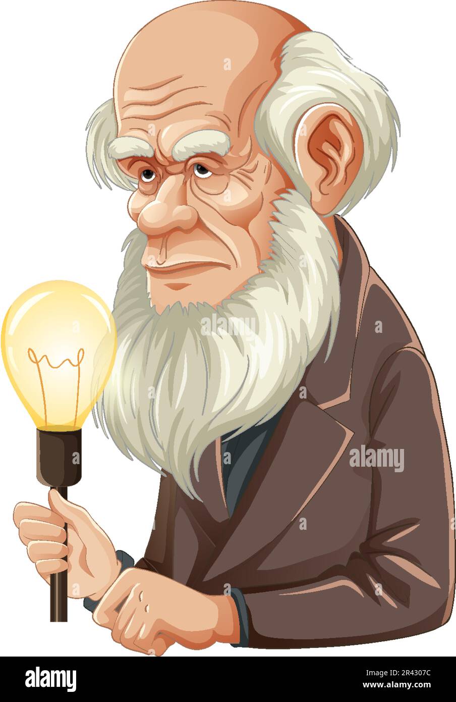 Thomas edison illustration Stock Vector Images - Alamy