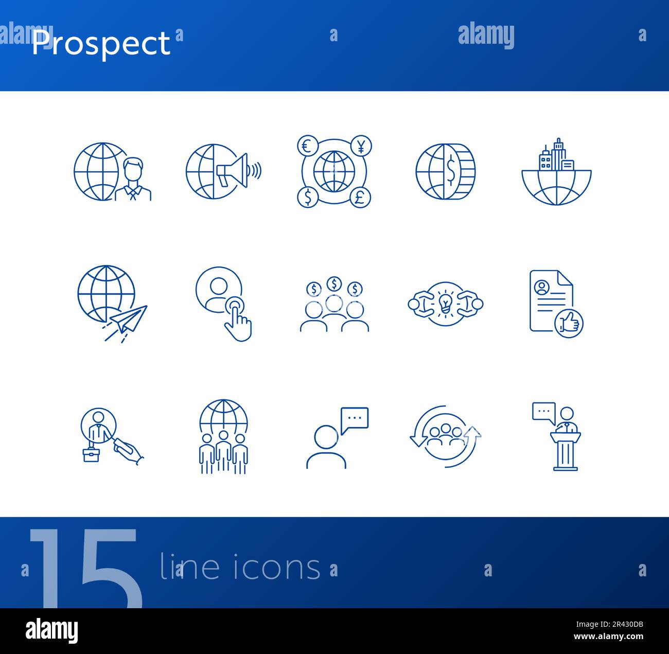Prospect of the world Stock Vector Images - Alamy