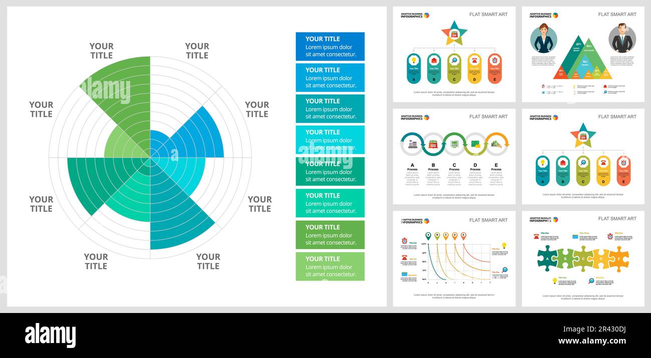 Colorful infograph charts set Stock Vector Image & Art - Alamy