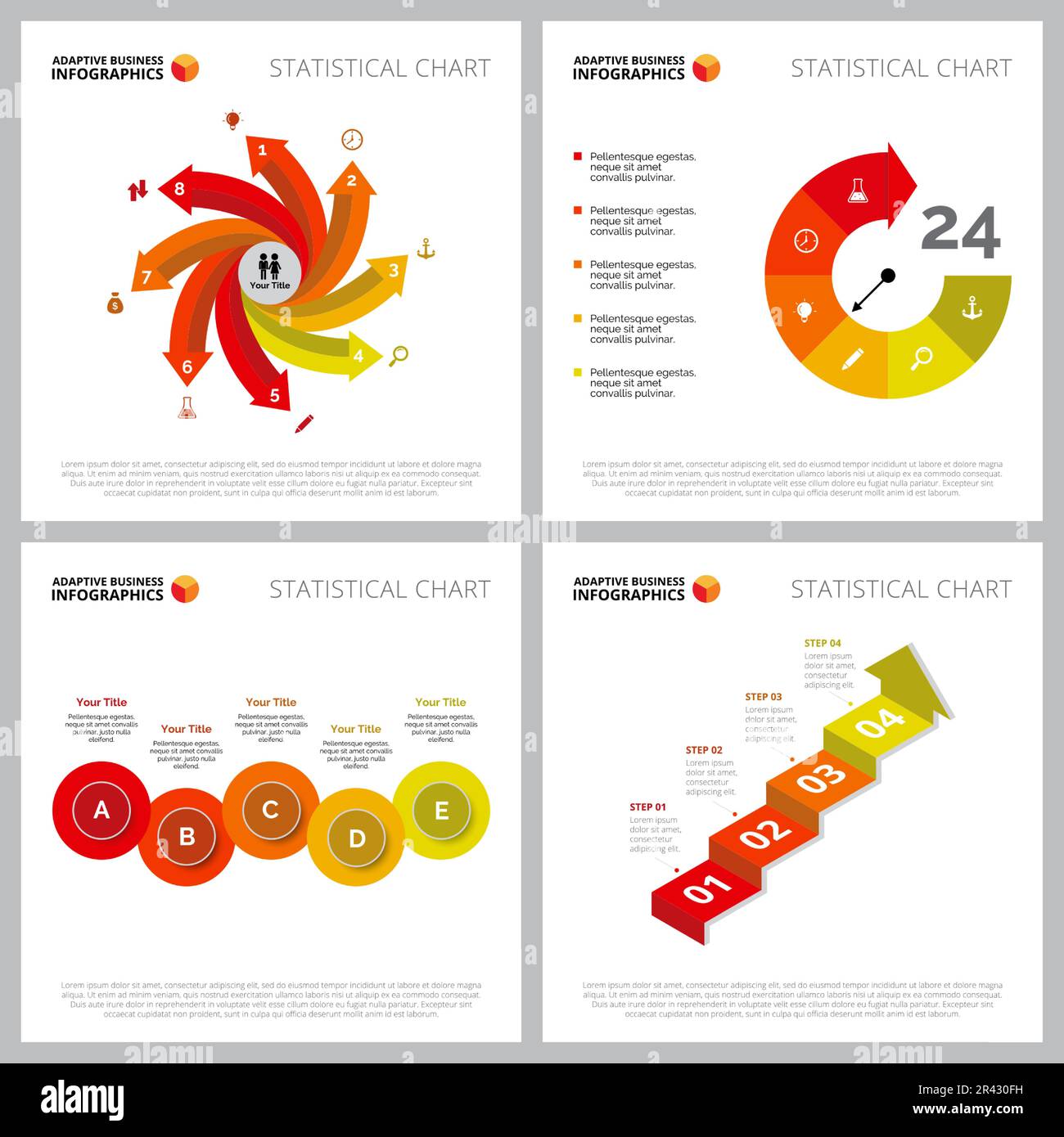 Modern infographic design collection Stock Vector Image & Art - Alamy