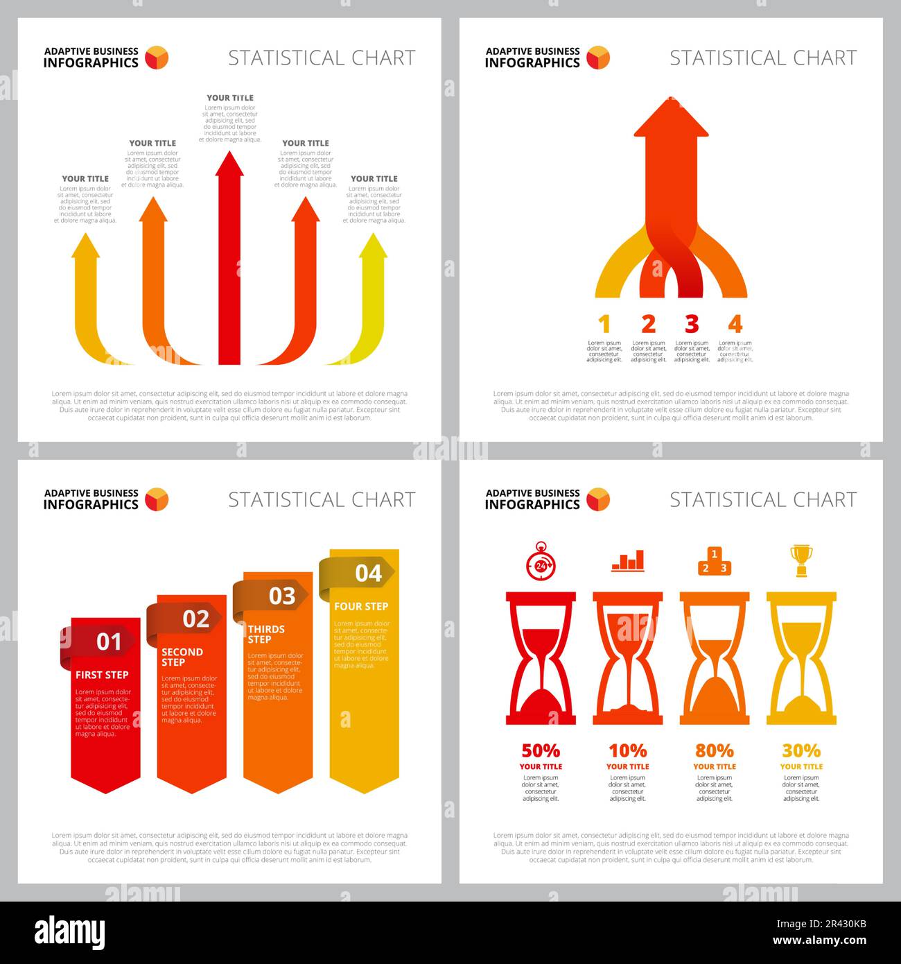 Colorful infographic layout set Stock Vector Image & Art - Alamy