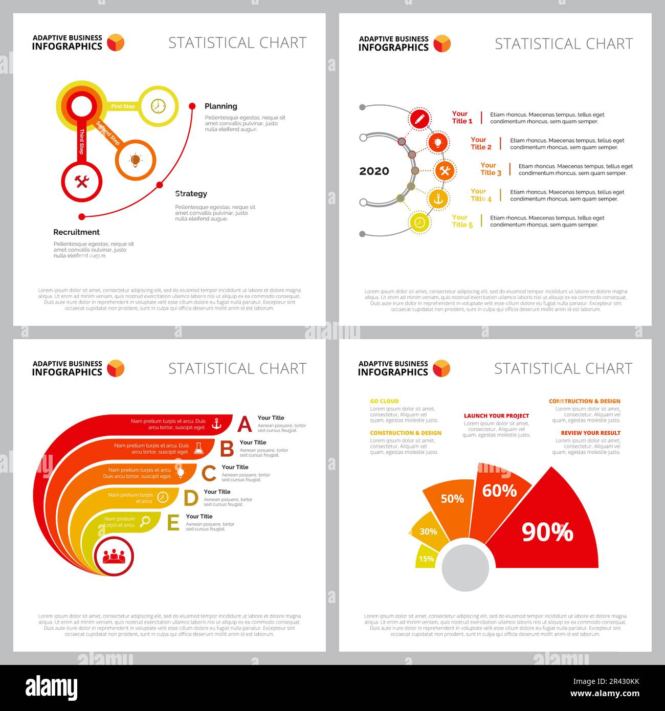 Collection of creative infographic template Stock Vector Image & Art ...