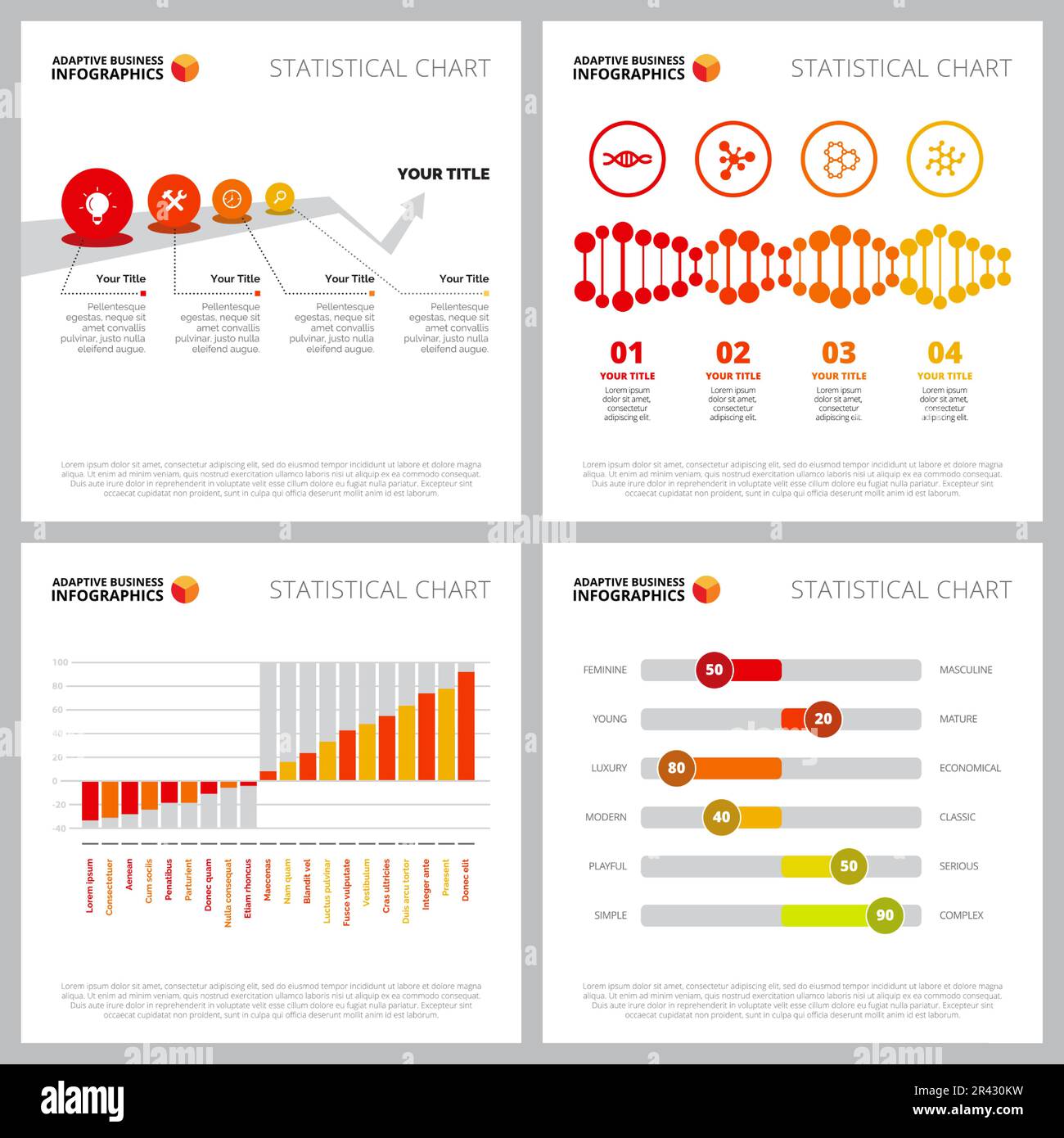 Colorful infographic layout collection Stock Vector Image & Art - Alamy