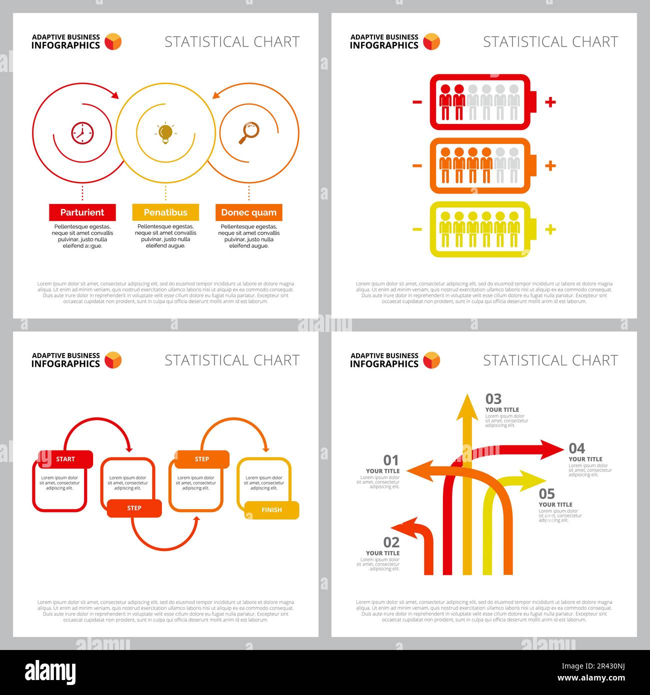 Collection of colorful infographic design Stock Vector Image & Art - Alamy