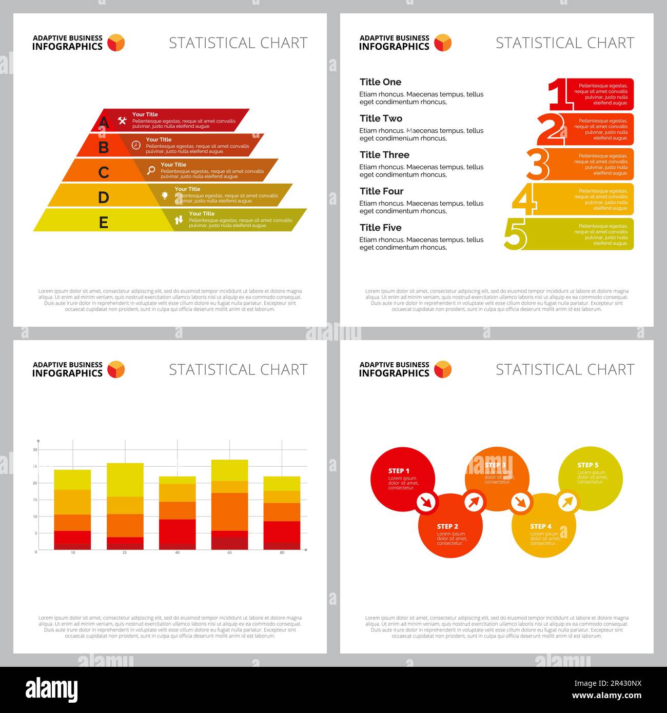 Set of colorful infographic style Stock Vector Image & Art - Alamy