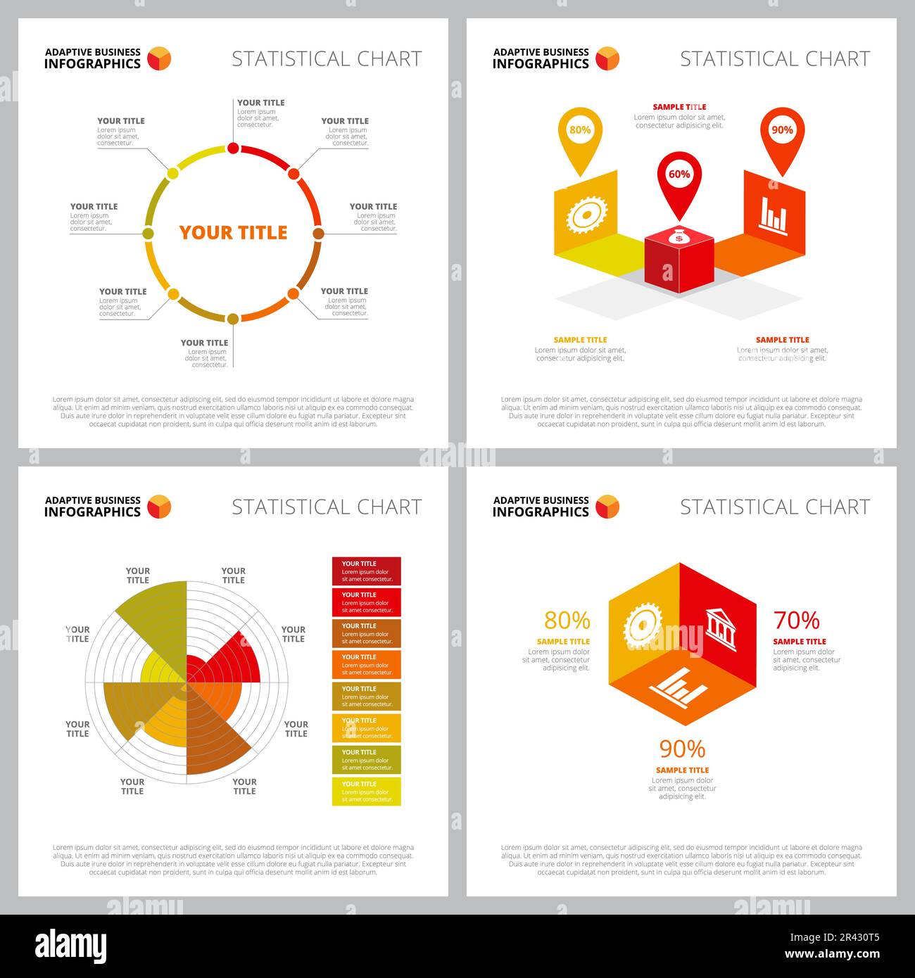 Colorful infographic template collection Stock Vector Image & Art - Alamy