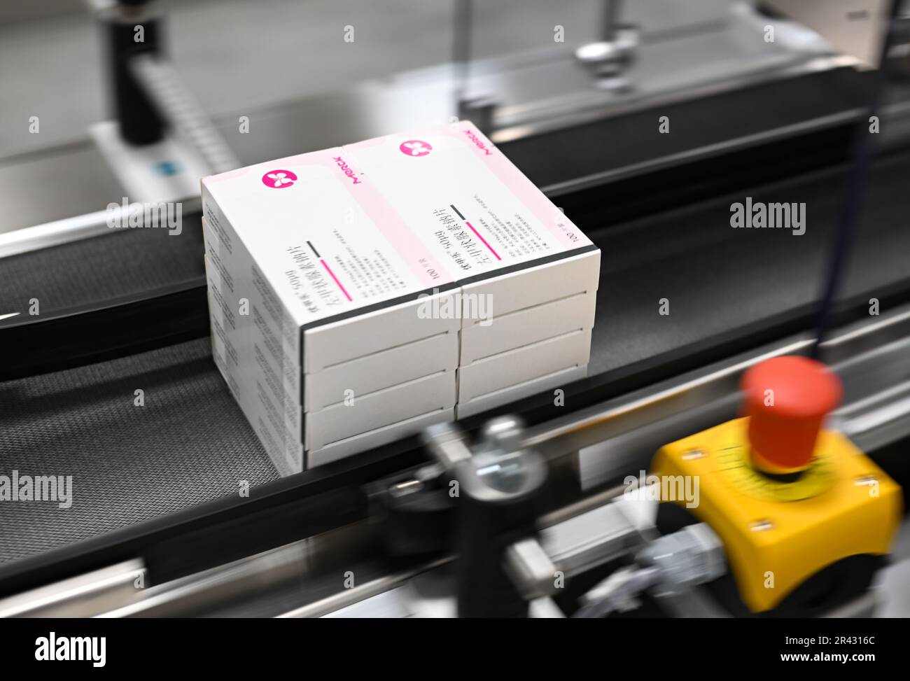 Darmstadt, Germany. 23rd May, 2023. Packages of Merck's thyroid drug ...