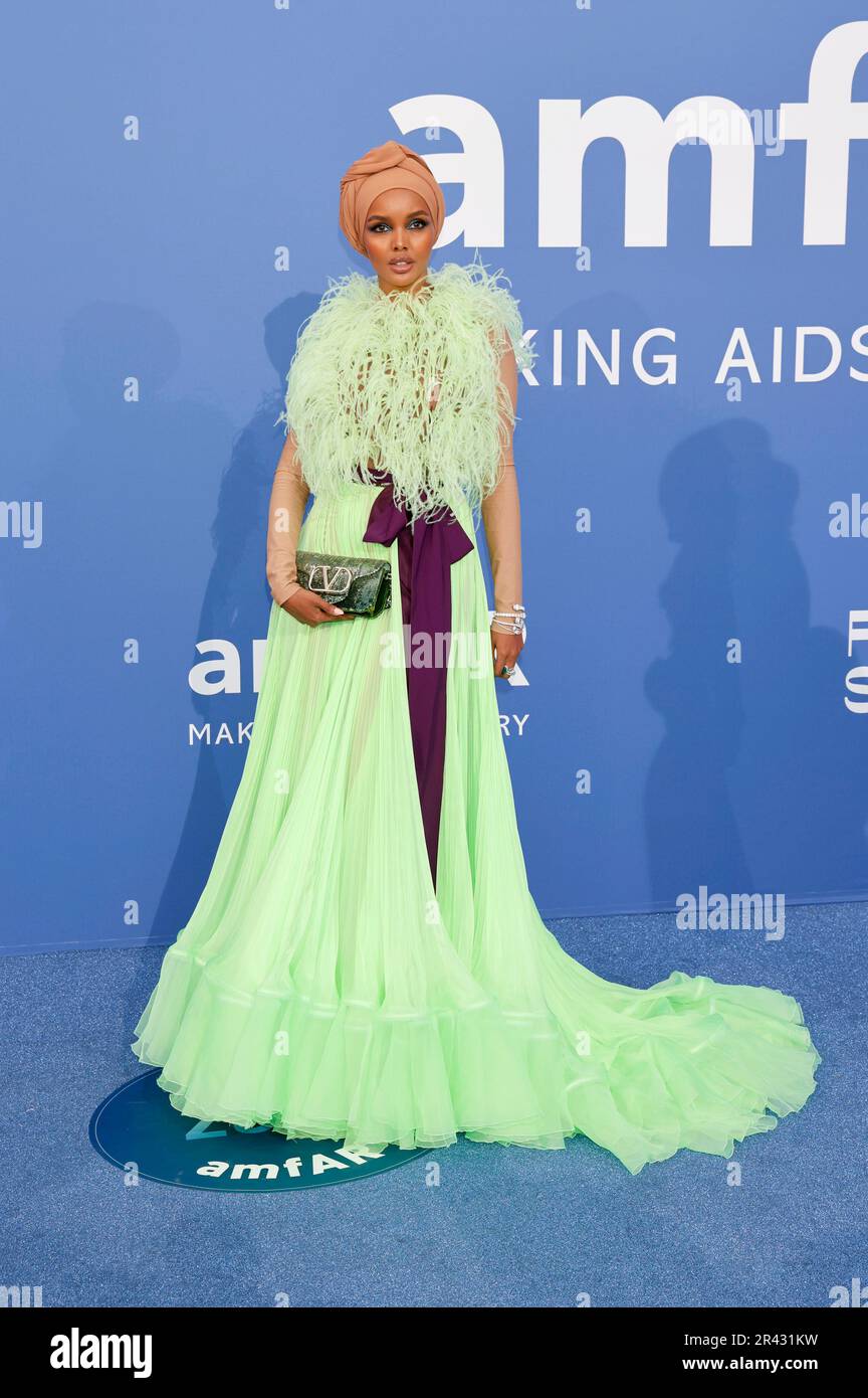 Halima Aden bei der 29. amfAR Gala Cannes im Rahmen vom Festival de ...