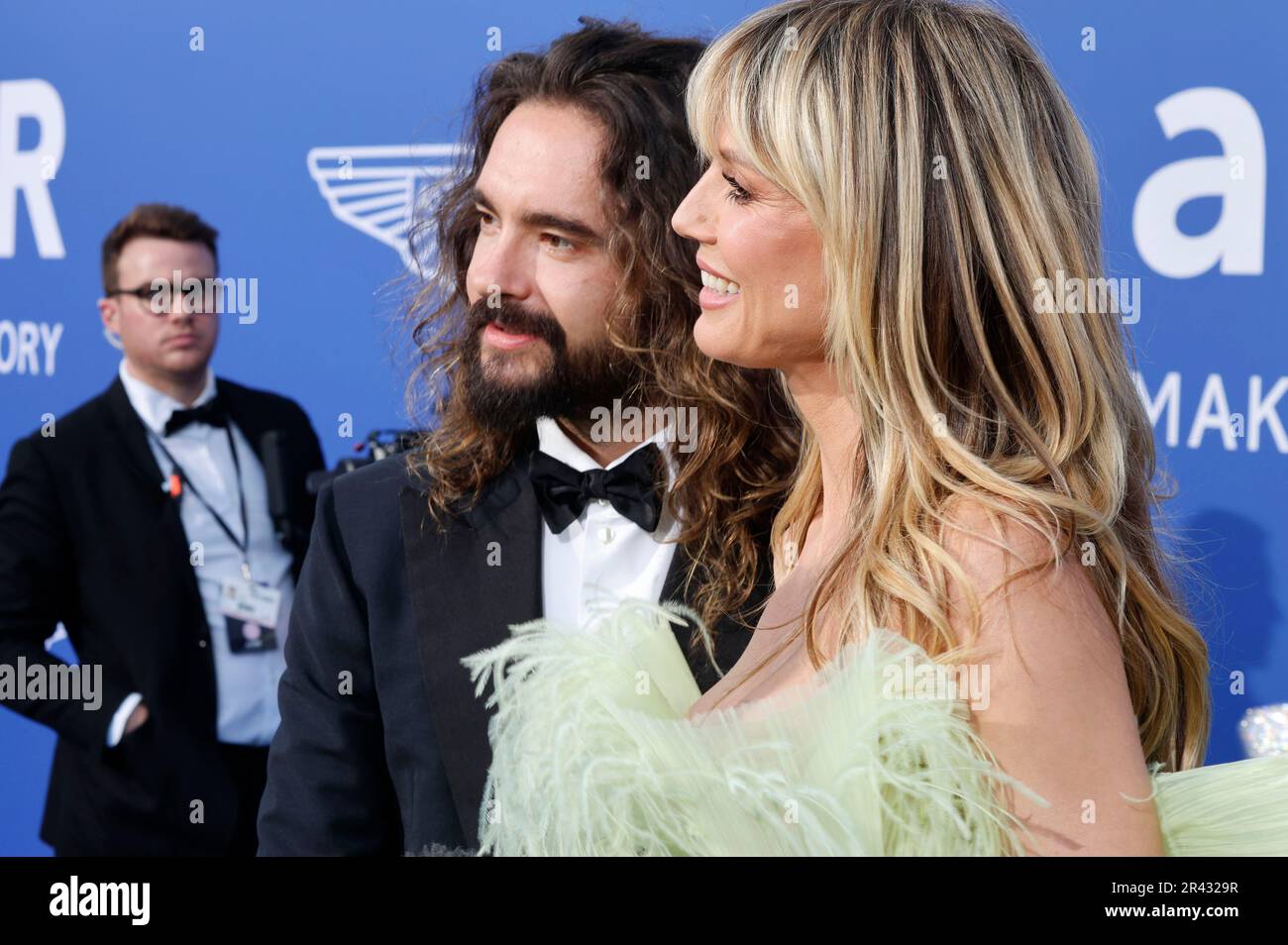 Tom Kaulitz mit Ehefrau Heidi Klum bei der 29. amfAR Gala Cannes im ...
