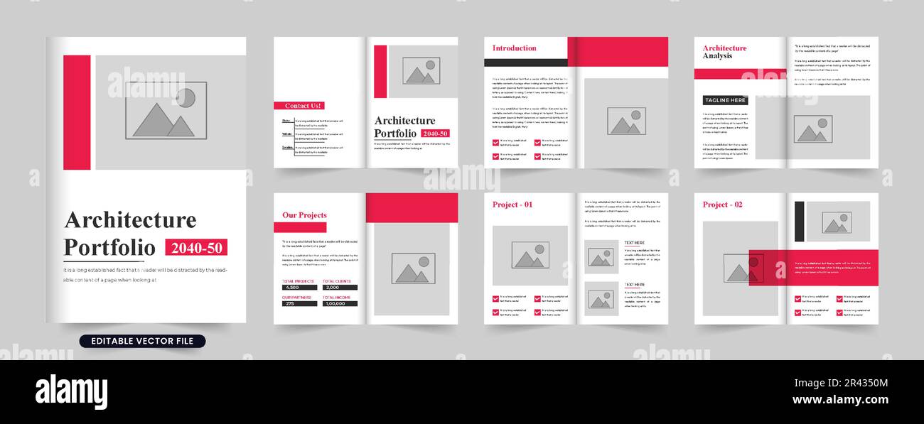 Architect portfolio booklet hi-res stock photography and images - Alamy