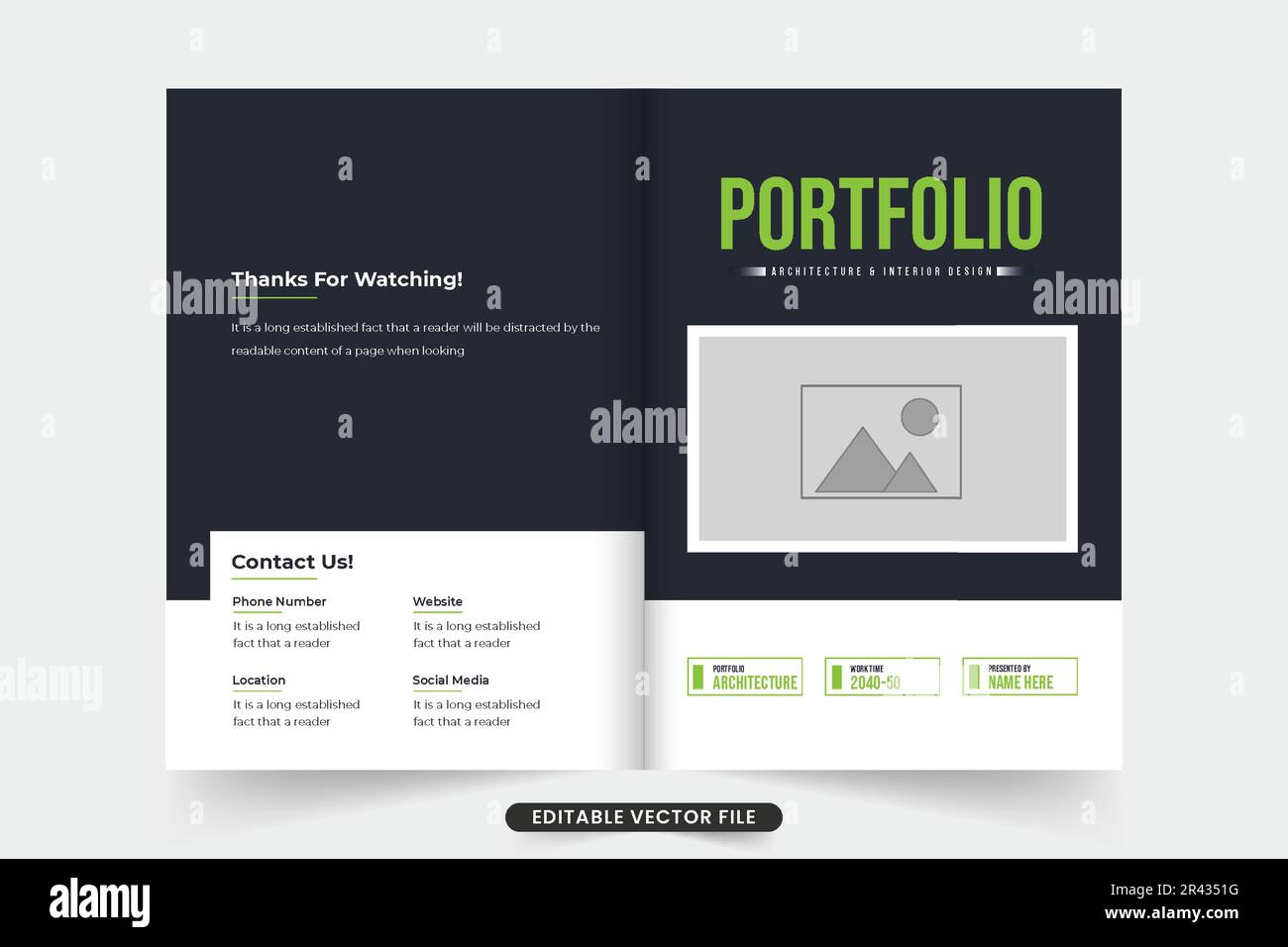 Architectural Portfolio Cover Page