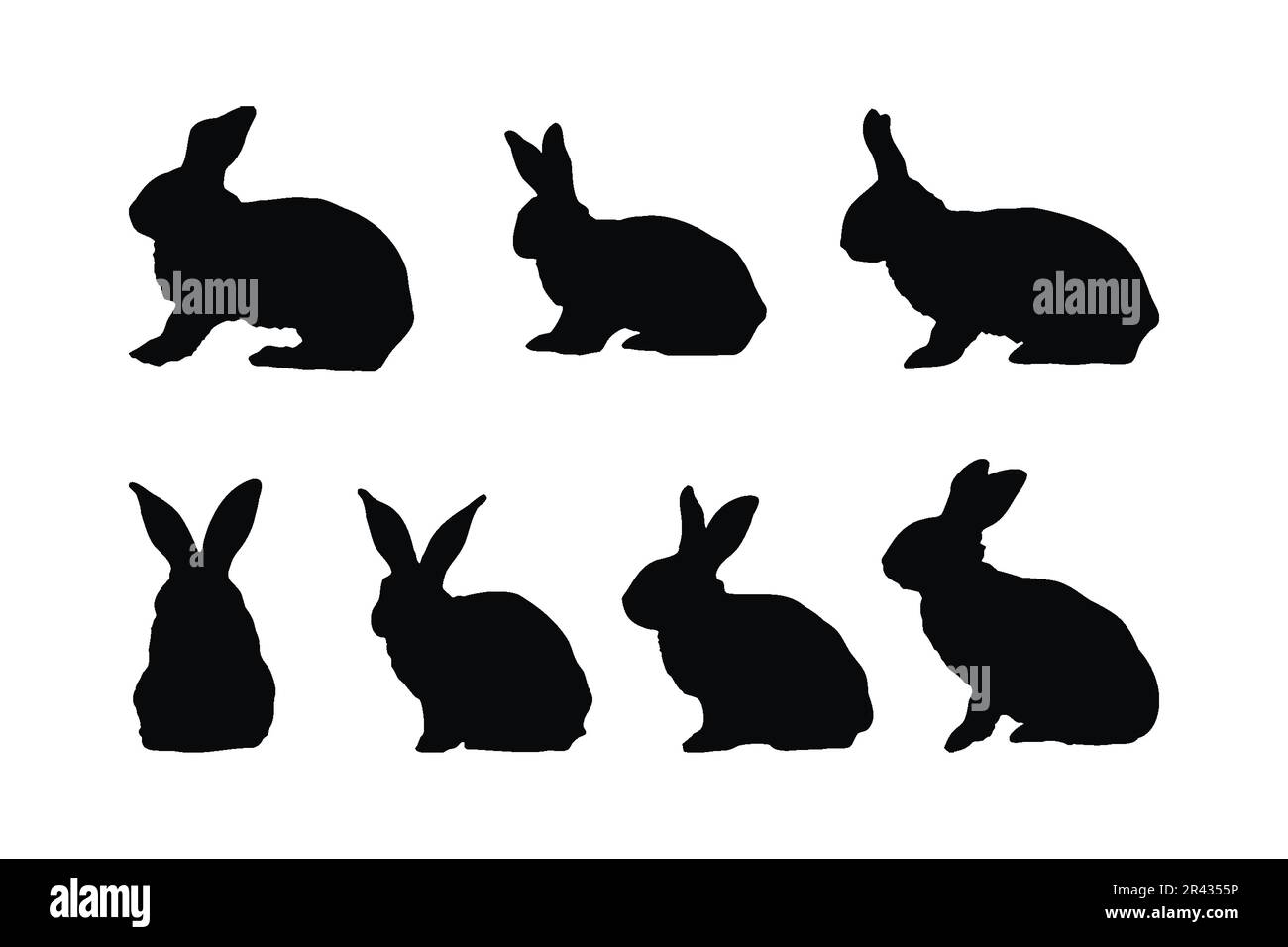 Standing Bunny Silhouette