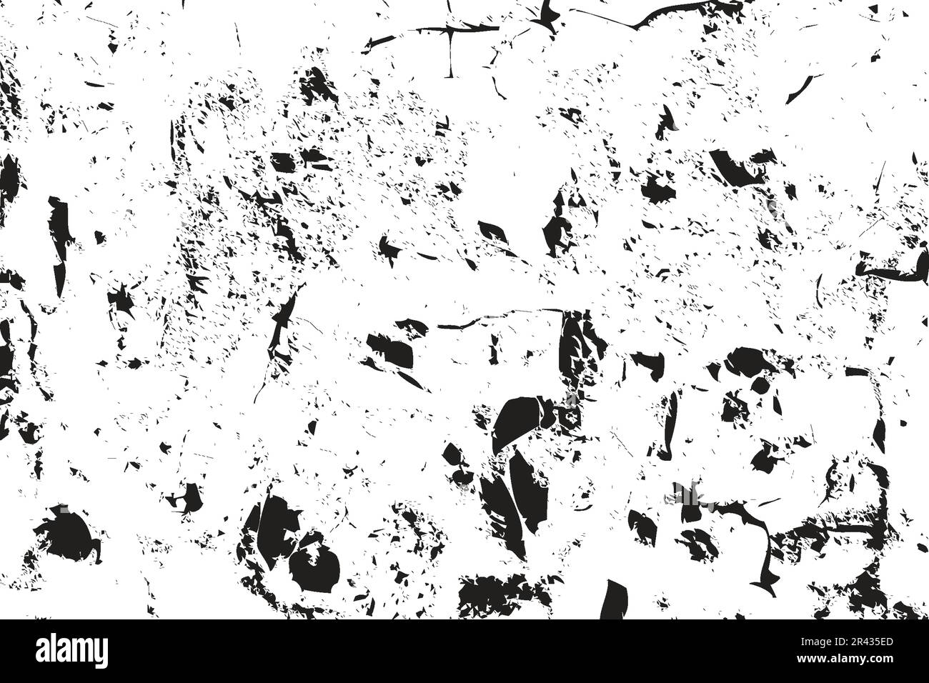 Black and white grimy wall texture vector. Rusty stained surface and ...
