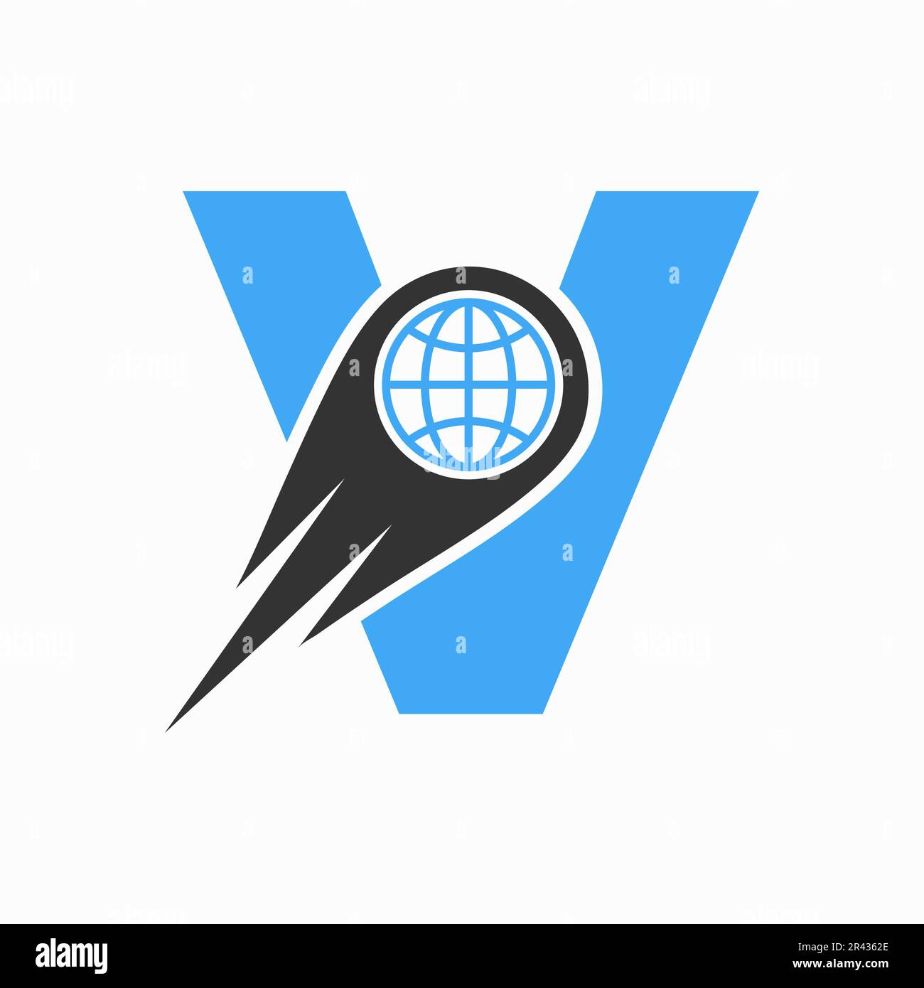 Vector v map hi-res stock photography and images - Alamy