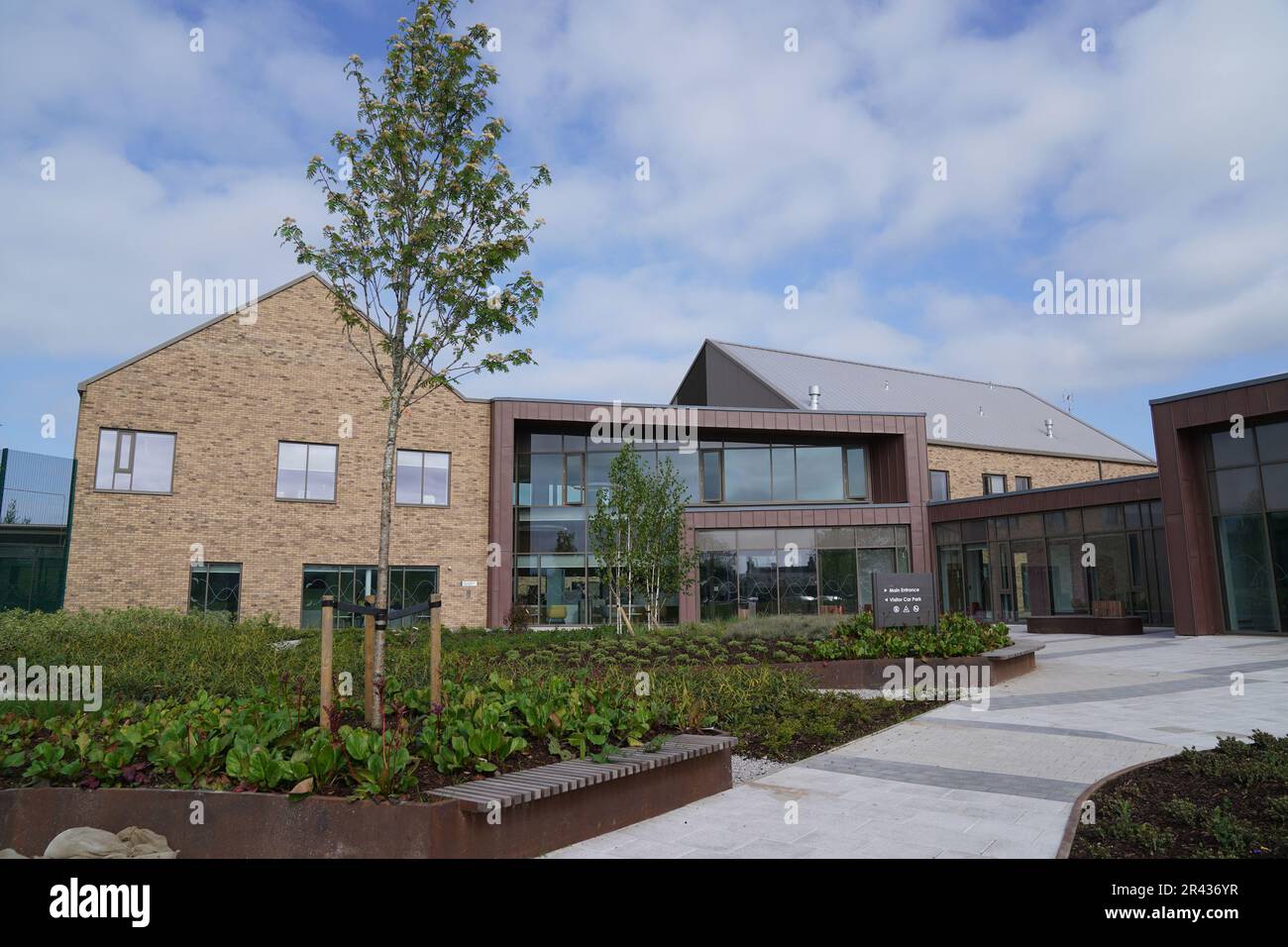 A general view of HMP and YOI Stirling as Justice Secretary Angela Constance visited the new HMP ...