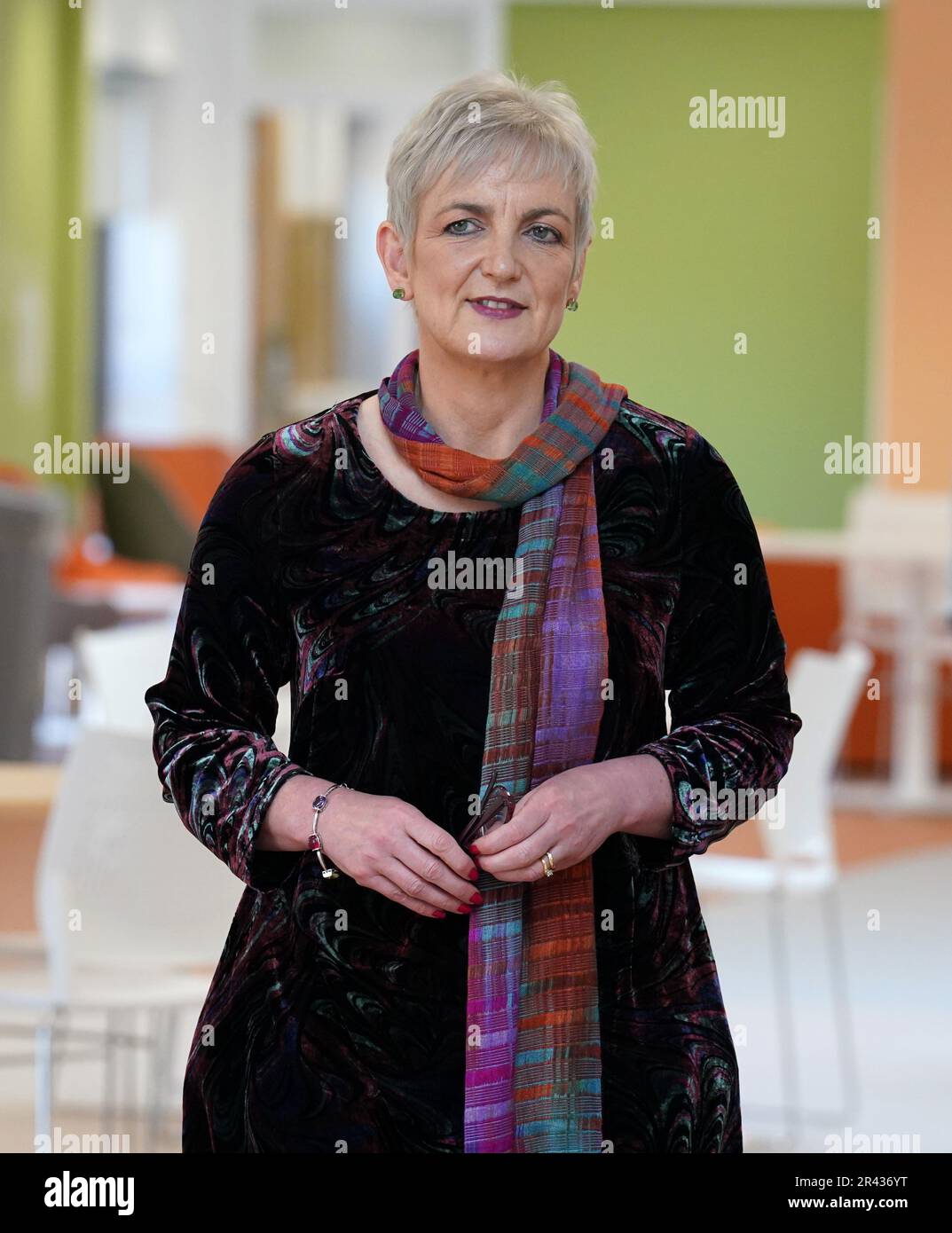 Justice Secretary Angela Constance during a visit to the new HMP and ...