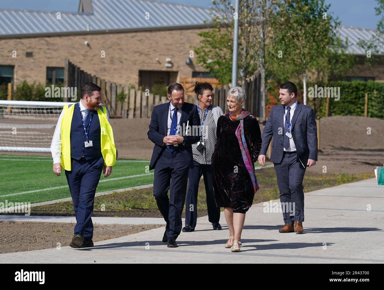 Justice Secretary Angela Constance during a visit to the new HMP and ...