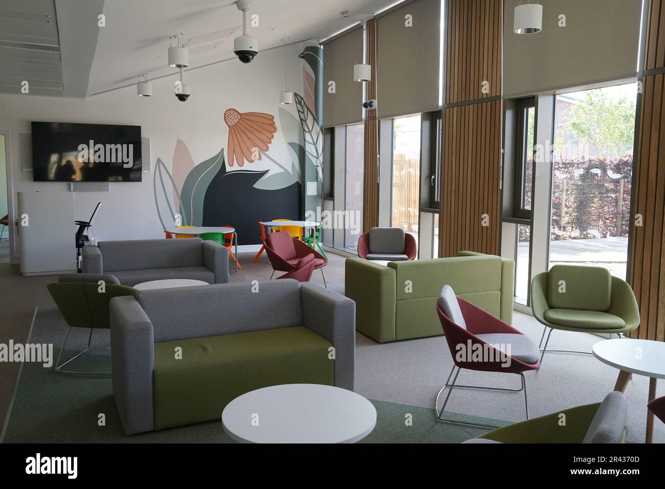 A general view of the Visits Room as Justice Secretary Angela Constance ...