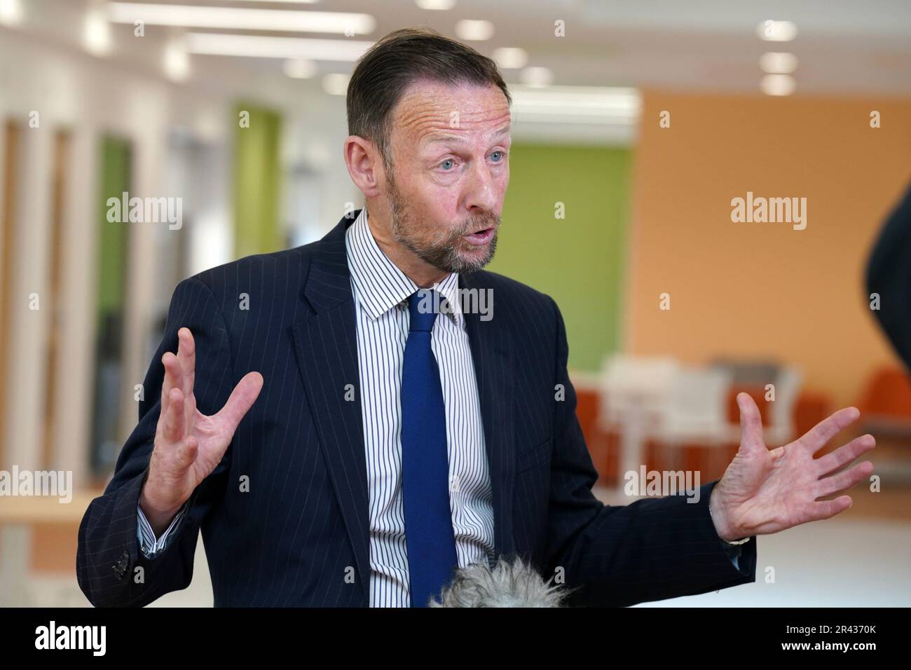 Allister Purdie, Operations Director Scottish Prisons speaks to the ...