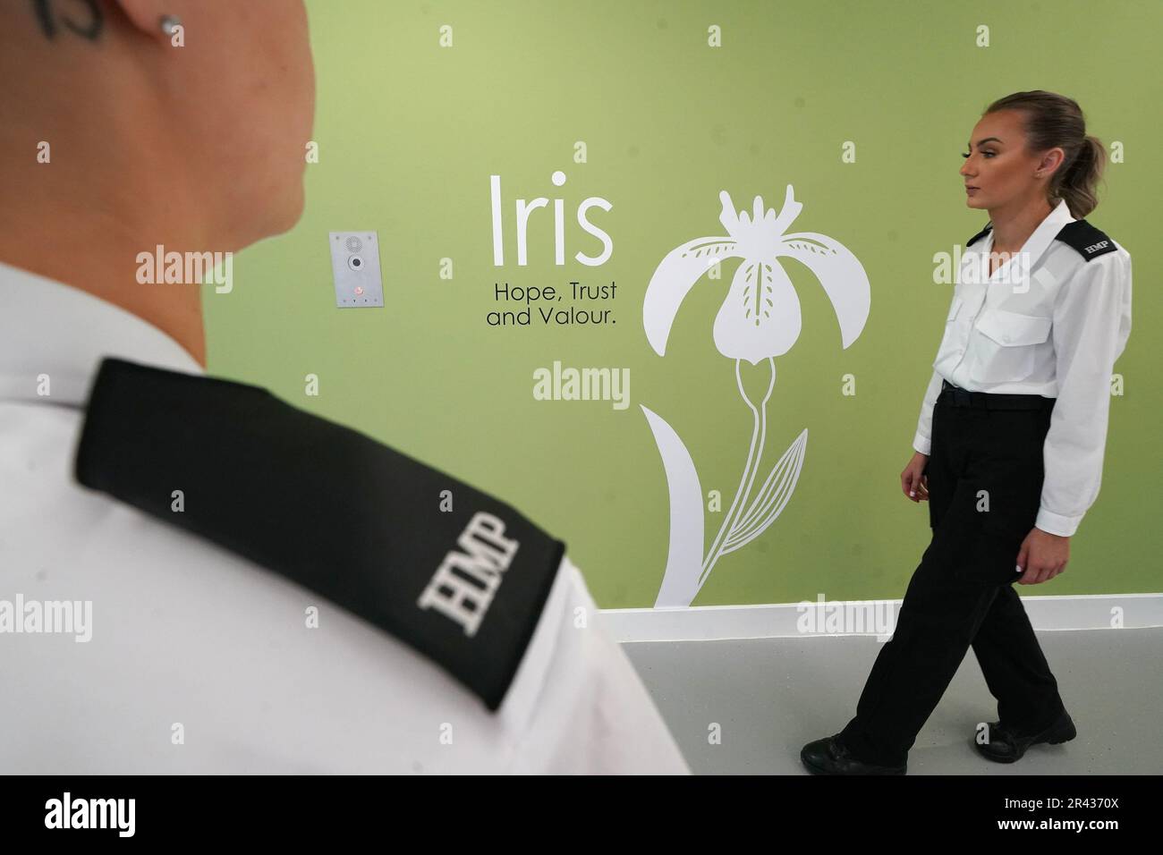 A general view of a drawing in Iris House as Justice Secretary Angela ...