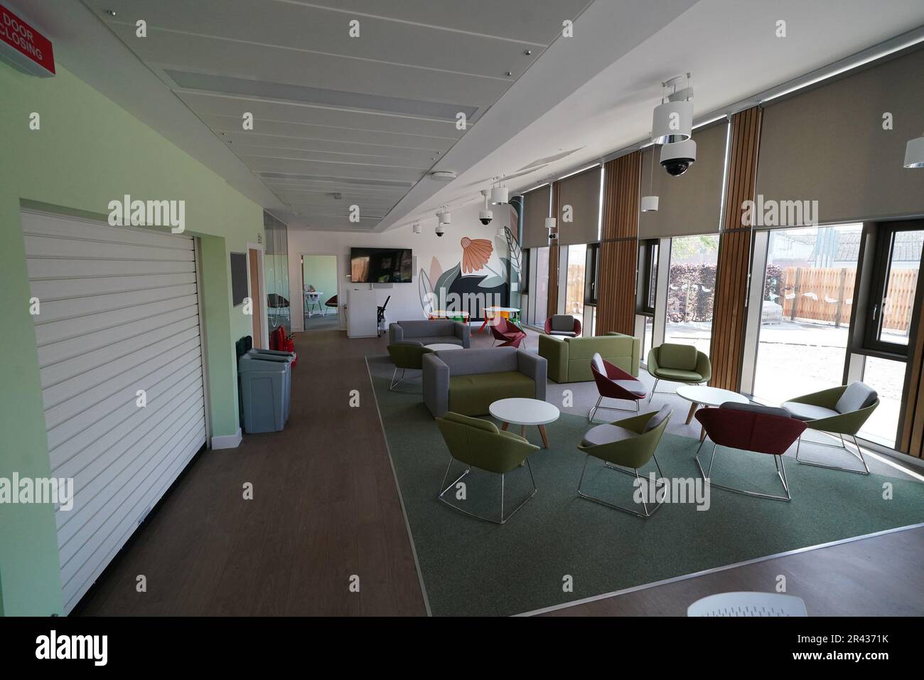 A general view of the Visits Room as Justice Secretary Angela Constance ...