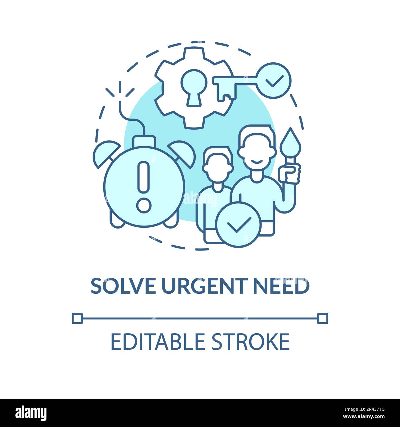 The urgent need Stock Vector Images - Alamy