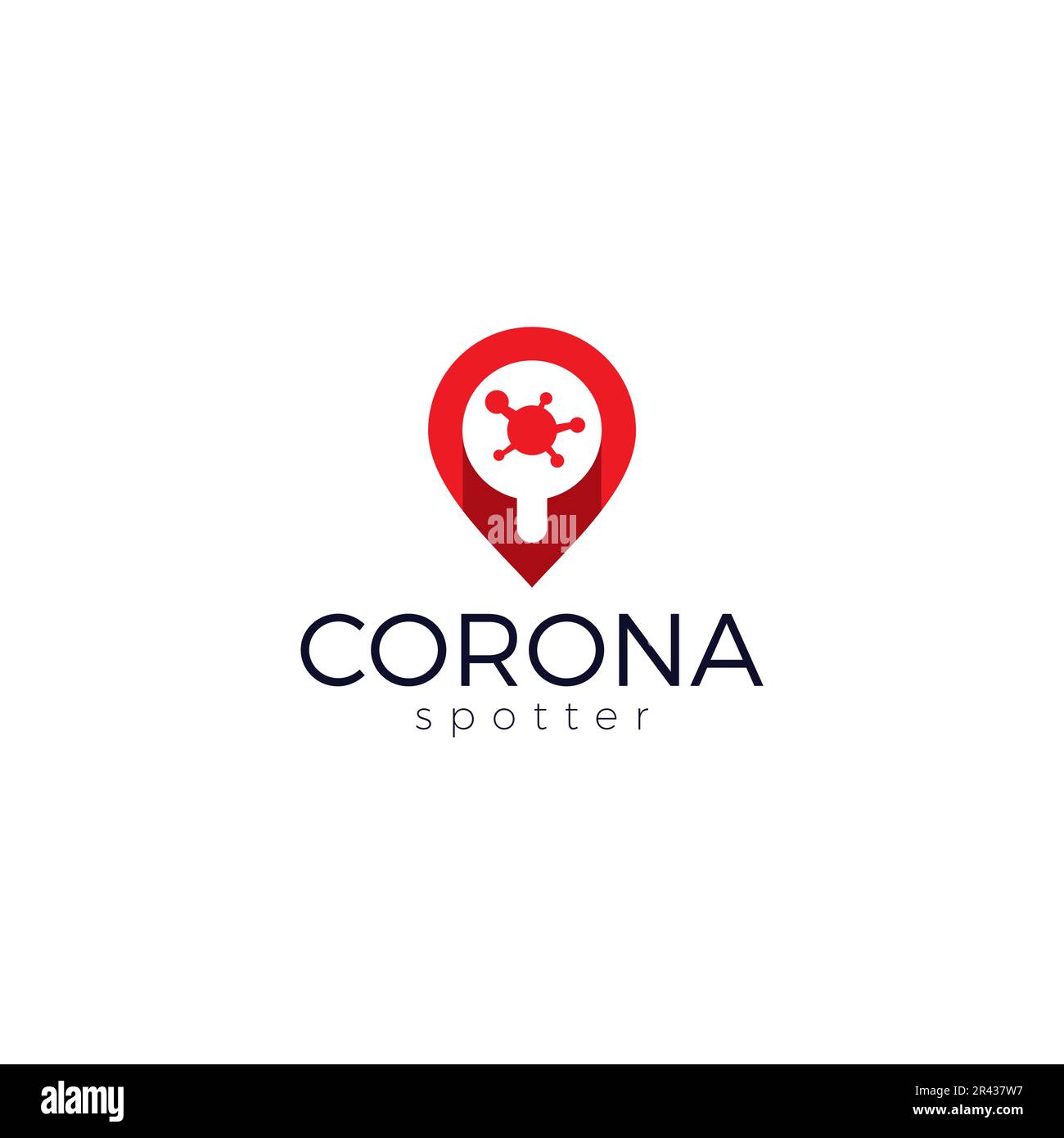 Vector logo corona Cut Out Stock Images & Pictures - Alamy