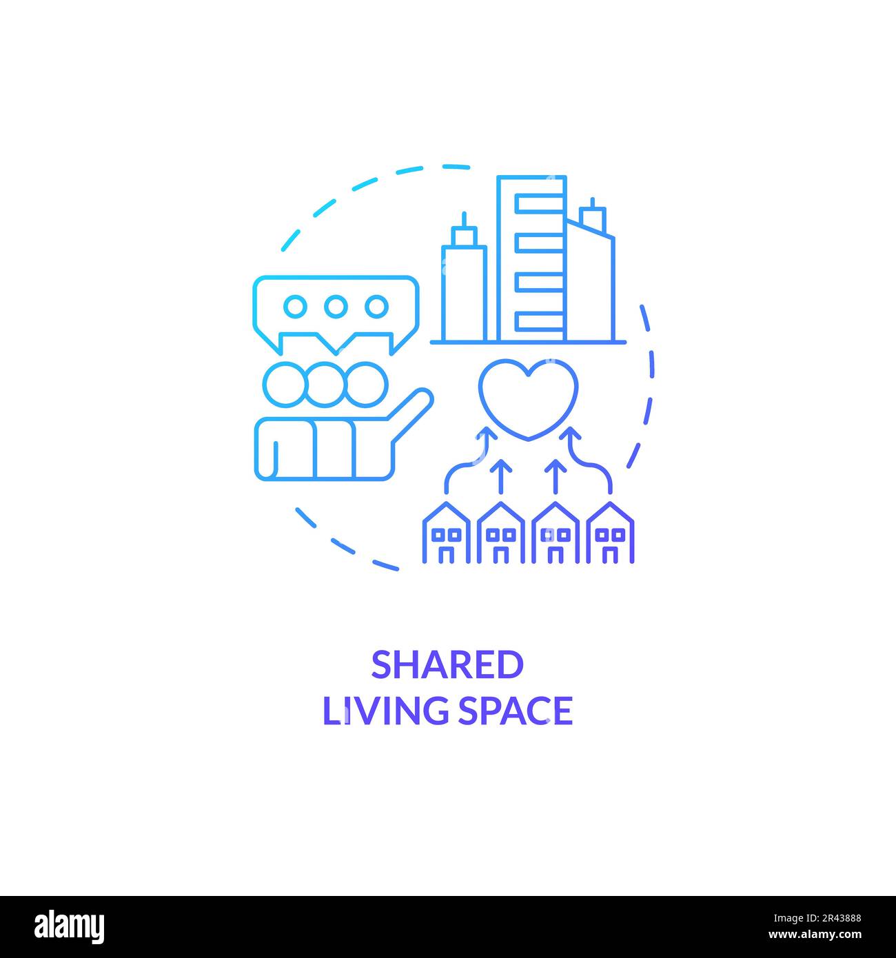 Shared living space Stock Vector Images - Alamy