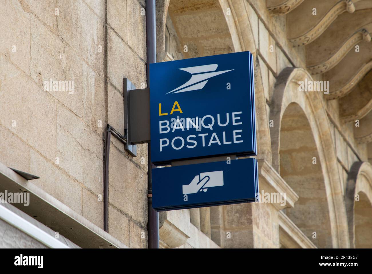 lyon , Aura France - 05 01 2023 : La Banque Postale logo sign and brand ...