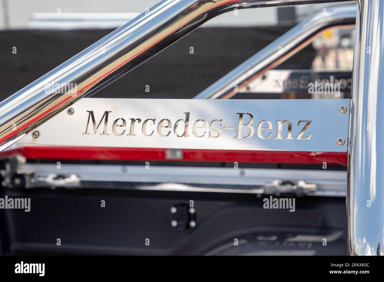 Bordeaux , Aquitaine France - 05 19 2023 : Mercedes logo brand and text ...