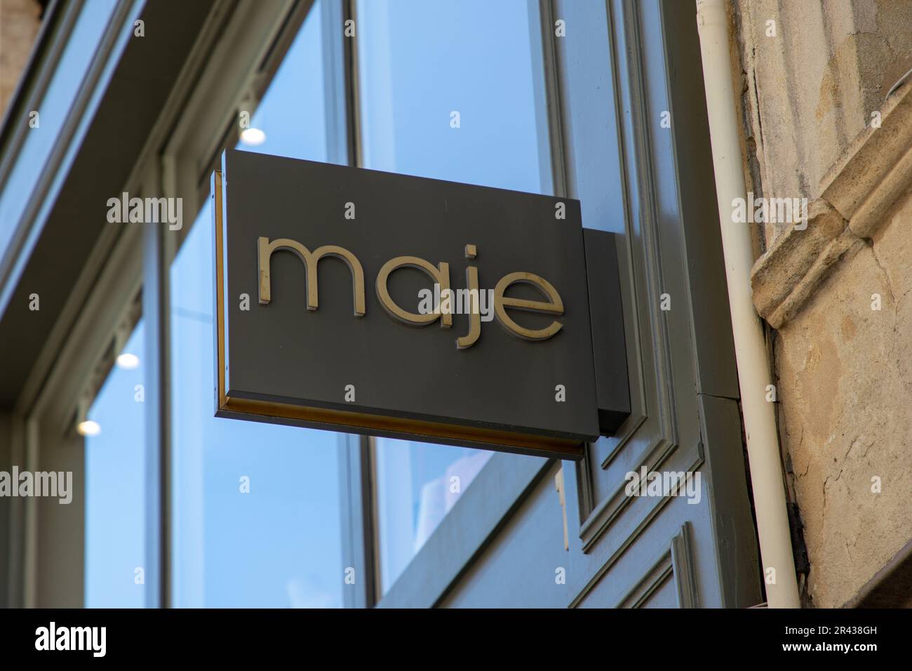 Bordeaux , Aquitaine France - 05 19 2023 : Maje logo brand boutique ...