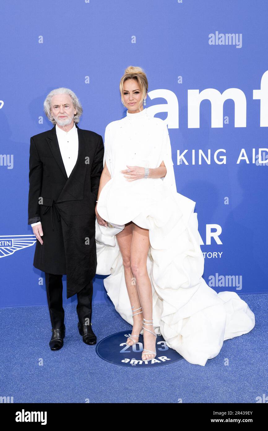 Cannes, France. May 25, 2023. Hermann Buehlbecker and Adriana Ohanian ...