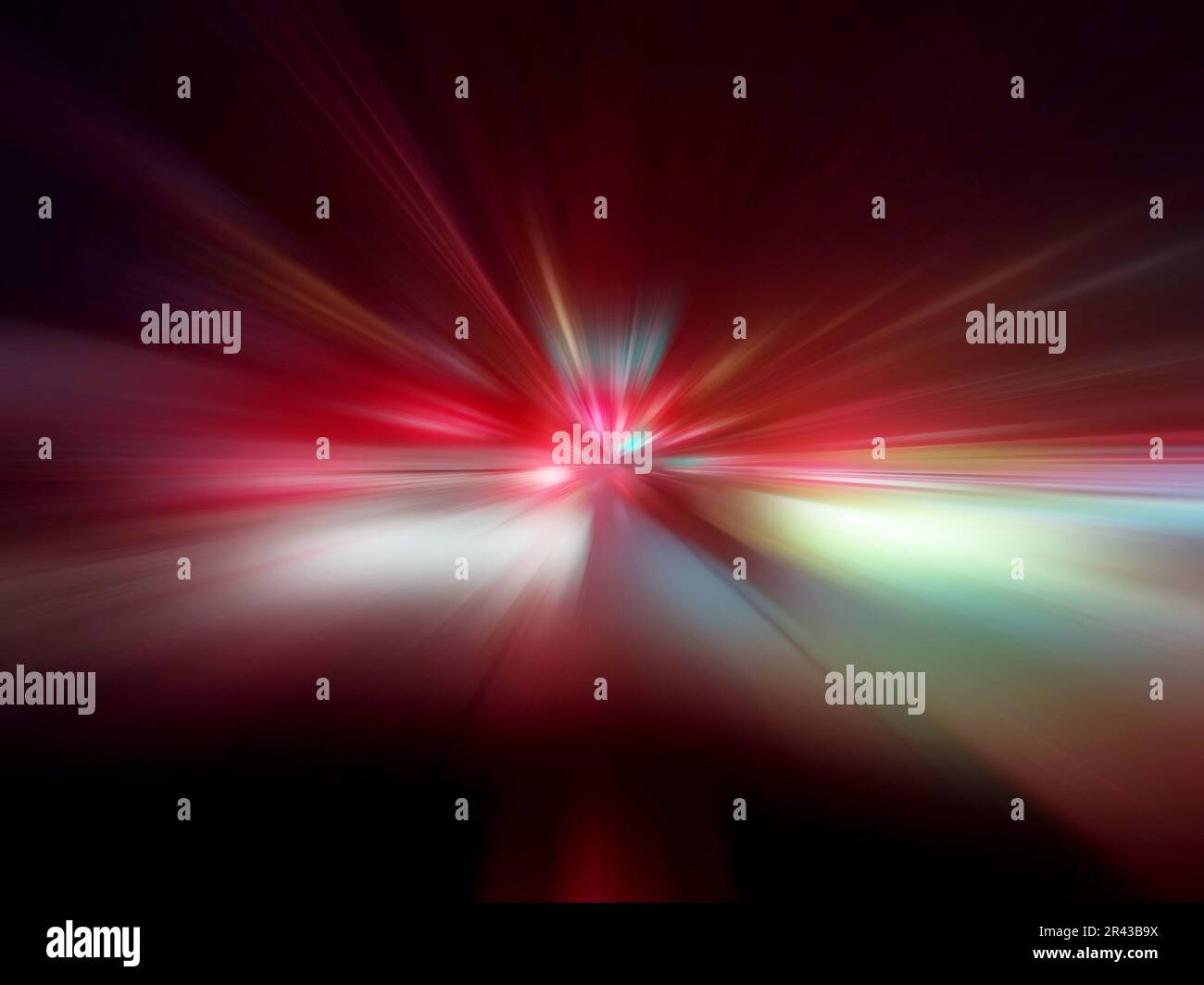 car light speed line motion blur on night road Stock Photo - Alamy