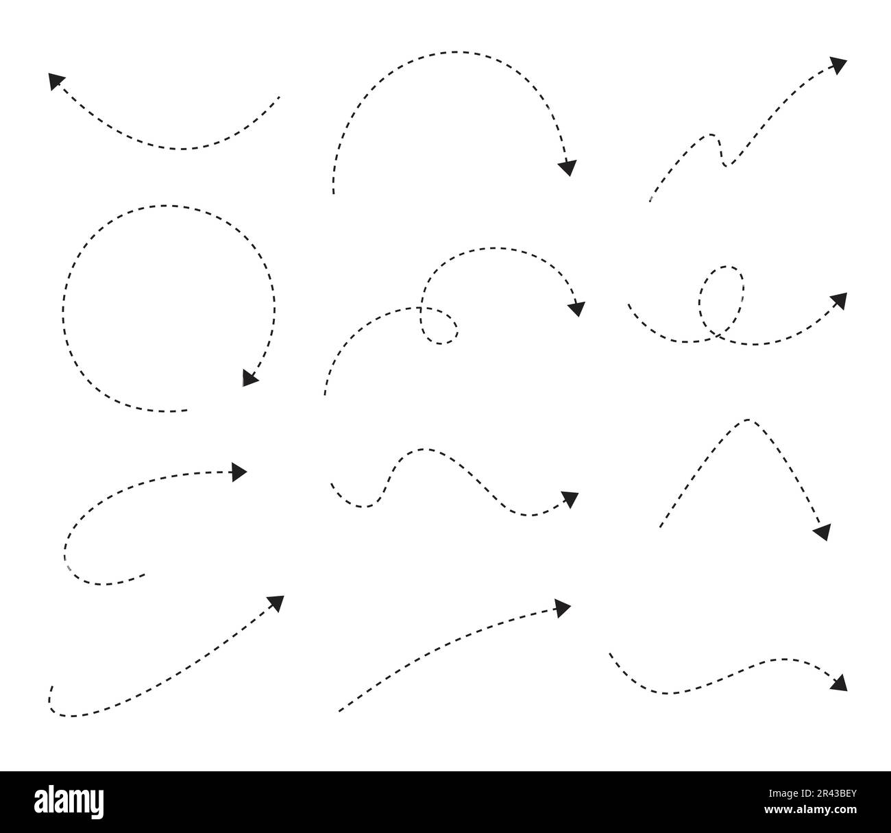 Dot arrows hi-res stock photography and images - Alamy