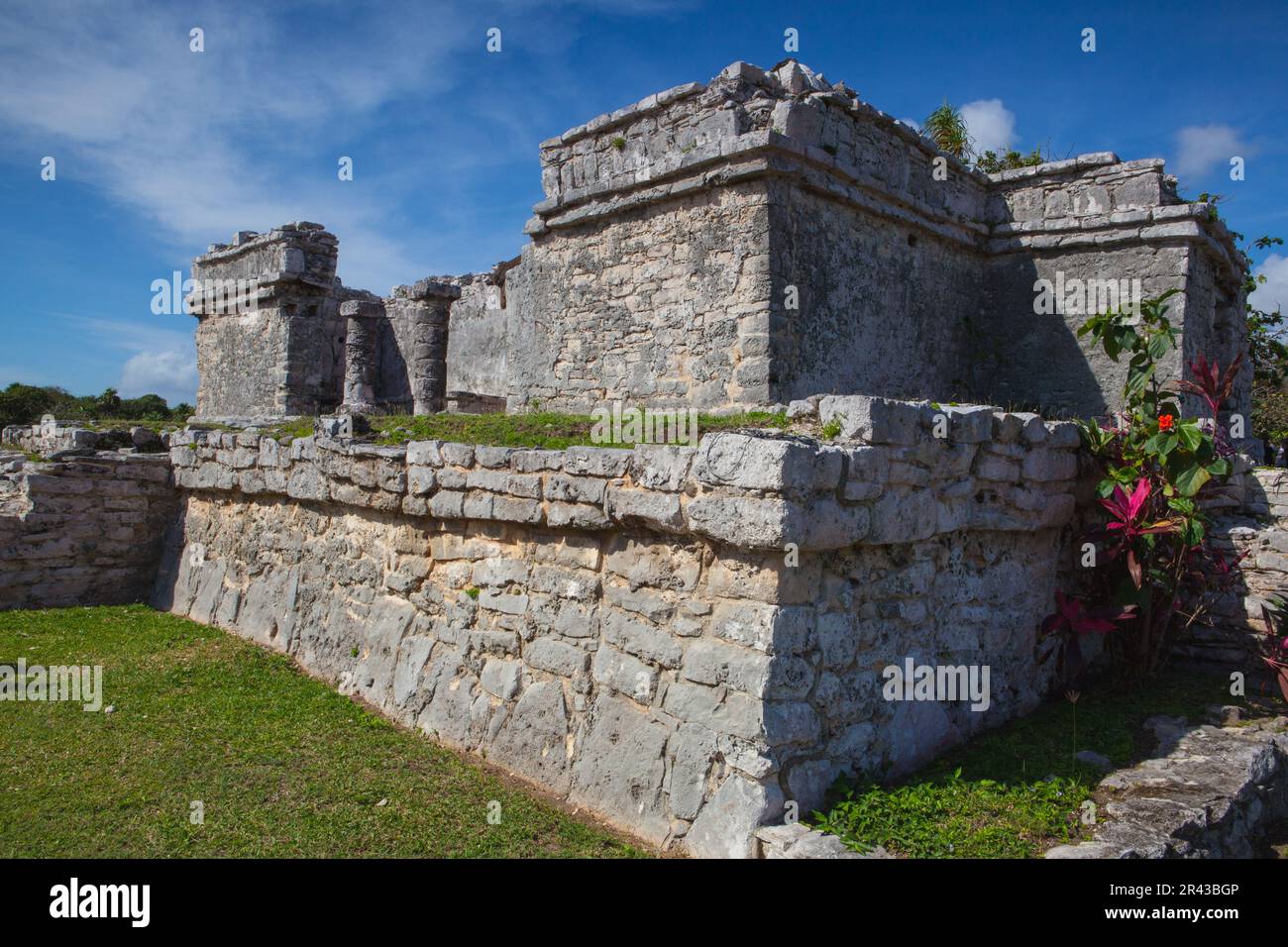 Majestic ruins in Tulum.Tulum is a resort town on Mexicos Caribbean ...