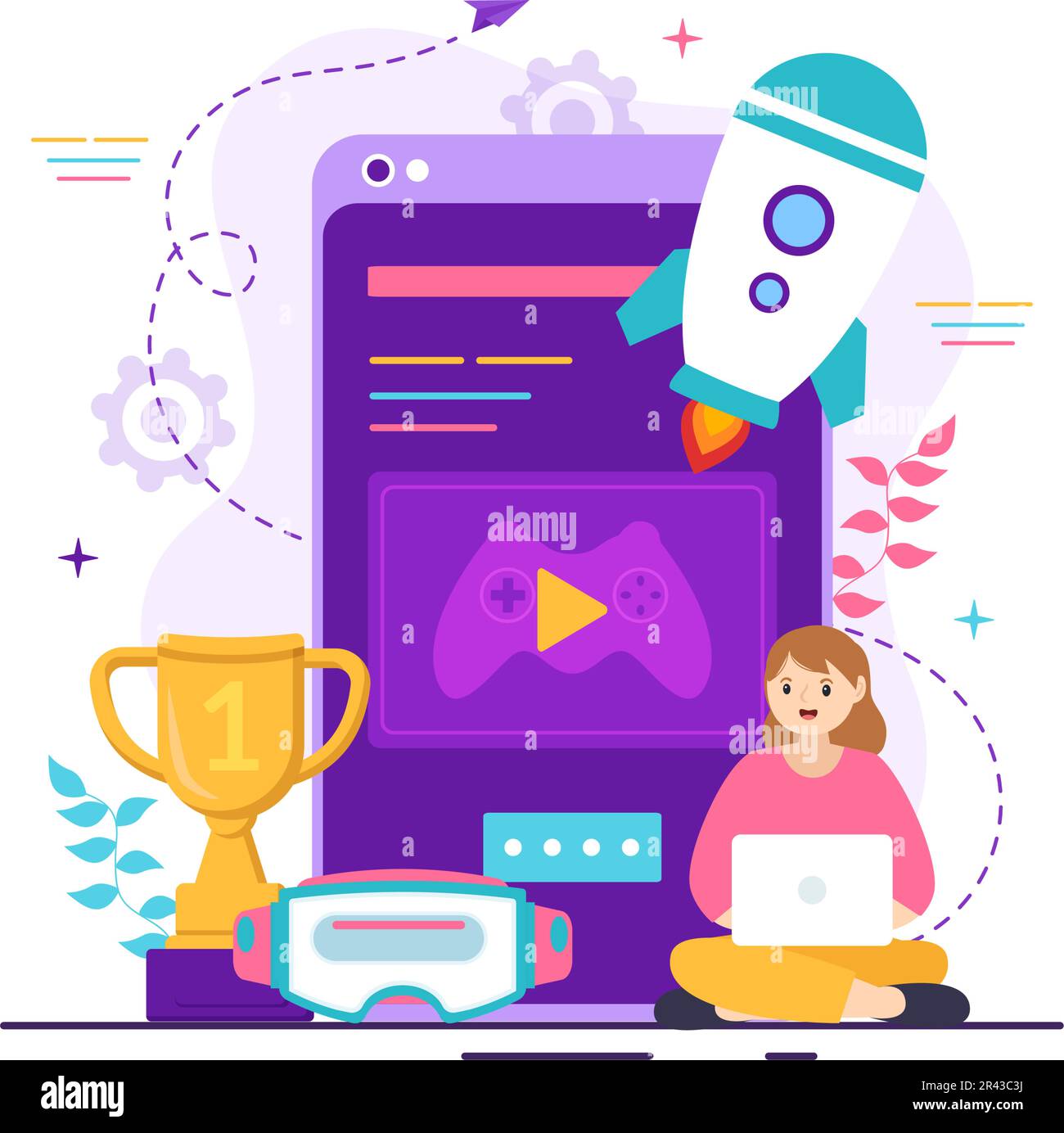 Digital games Cut Out Stock Images & Pictures - Alamy