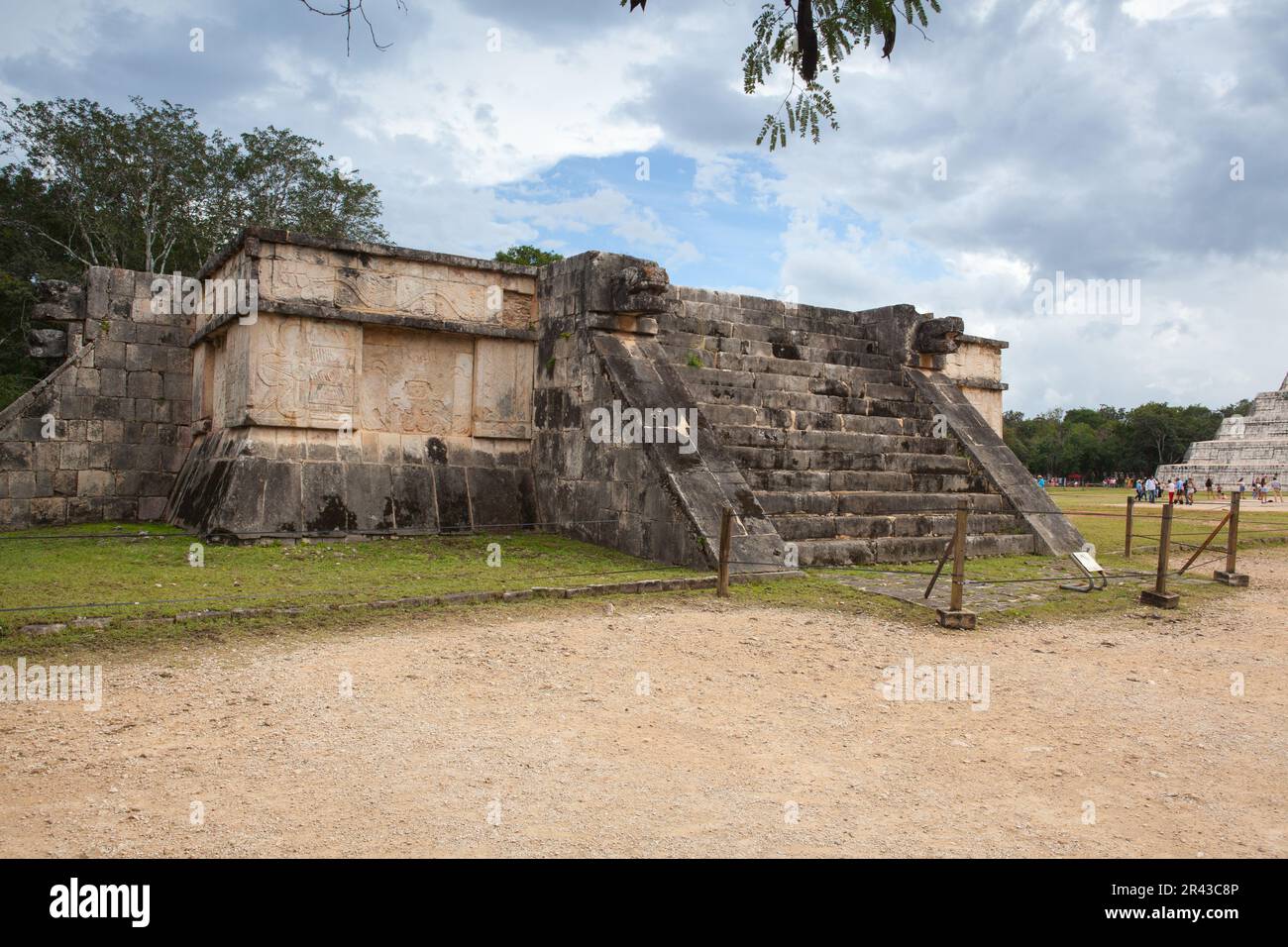 Chichen Itza, Mexico - January 28, 2018: Majestic ruins in Chichen Itza ...