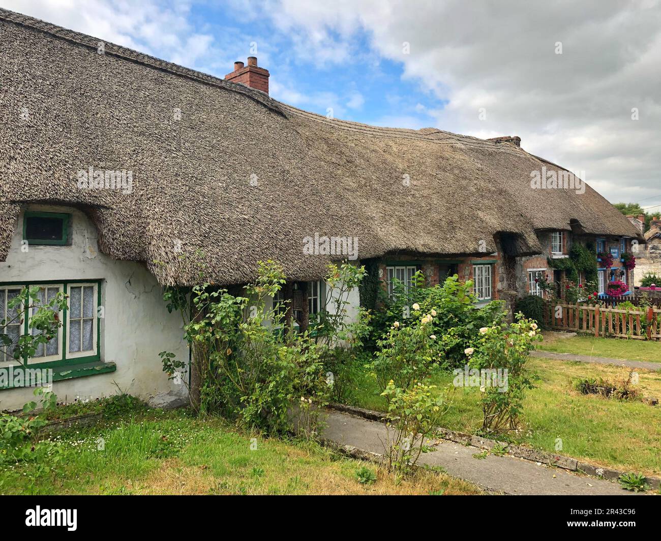 Adare, Ireland - 13 July,2018: Adare is a small village in County ...