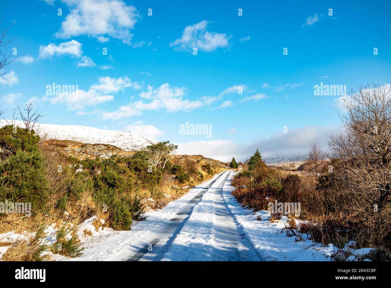 The R254 connects Doochary and Glenveagh Nation Park in County Donegal - Ireland Stock Photo - Alamy