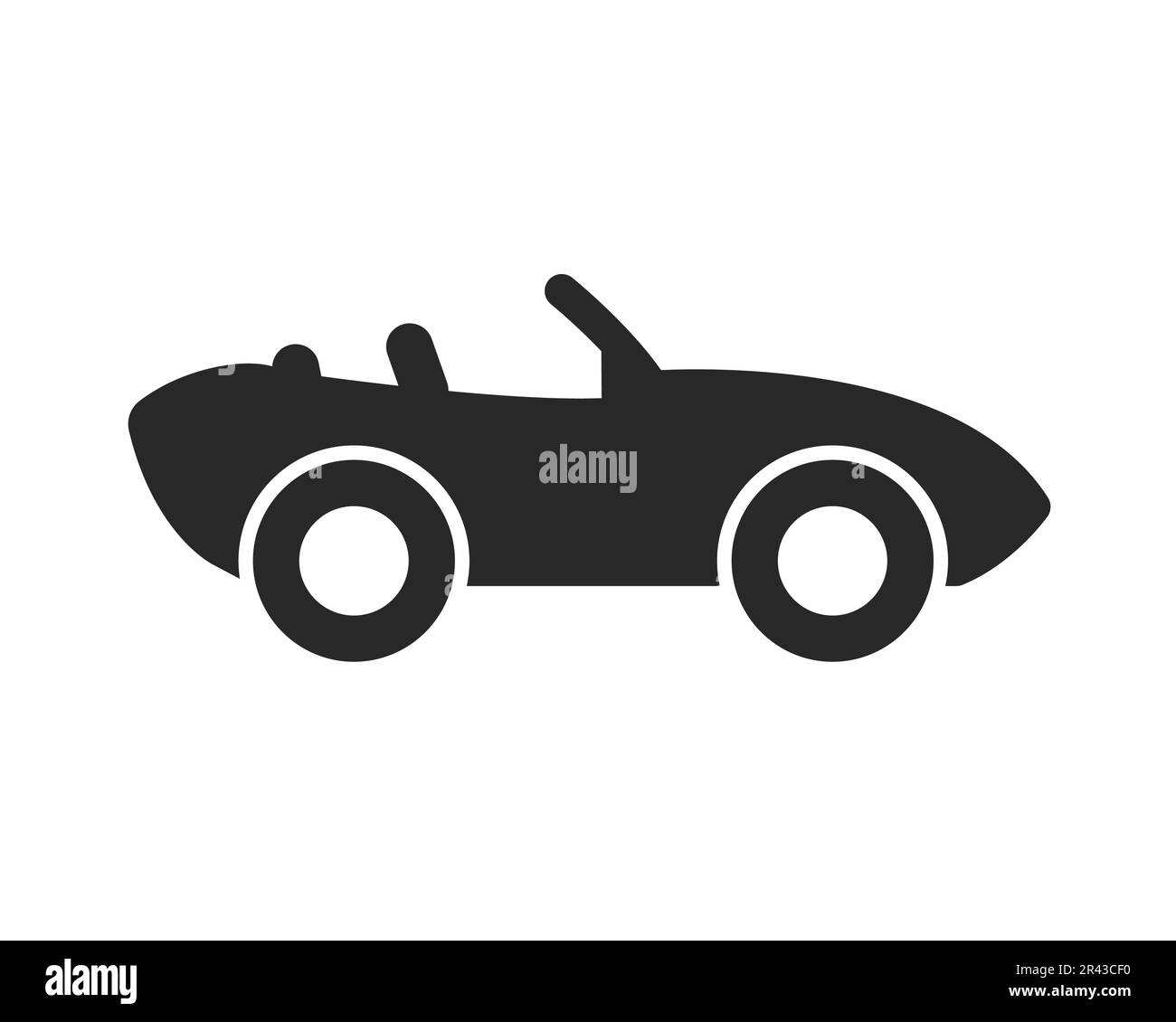 Sports car side view Black and White Stock Photos & Images - Alamy